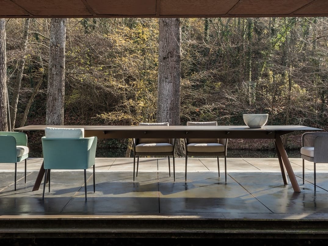 ATRIVM | Rectangular table Rectangular garden table By EXPORMIM | design Manel Molina