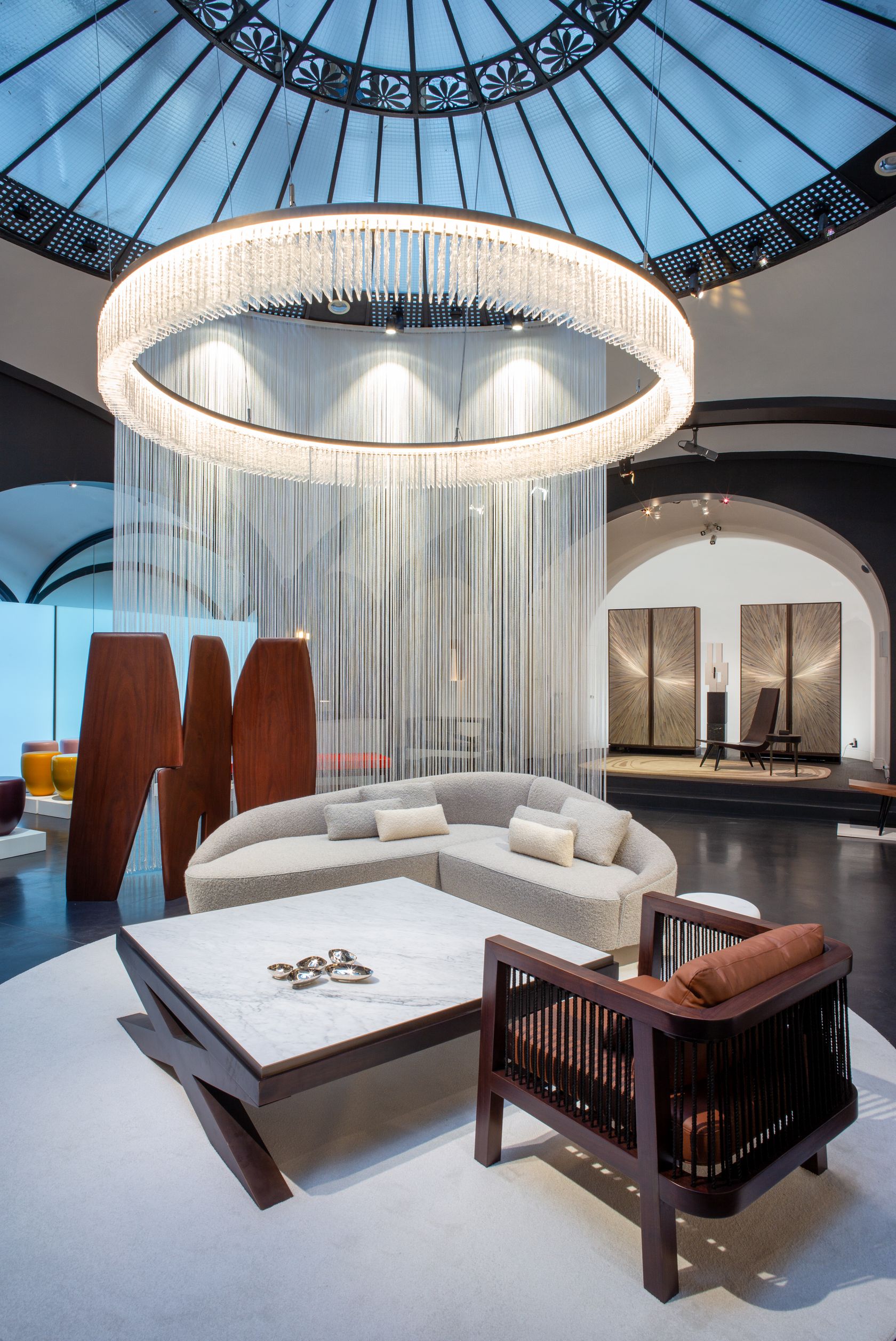 Leather armchair AUGUSTE By REDA AMALOU DESIGN design Reda Amalou