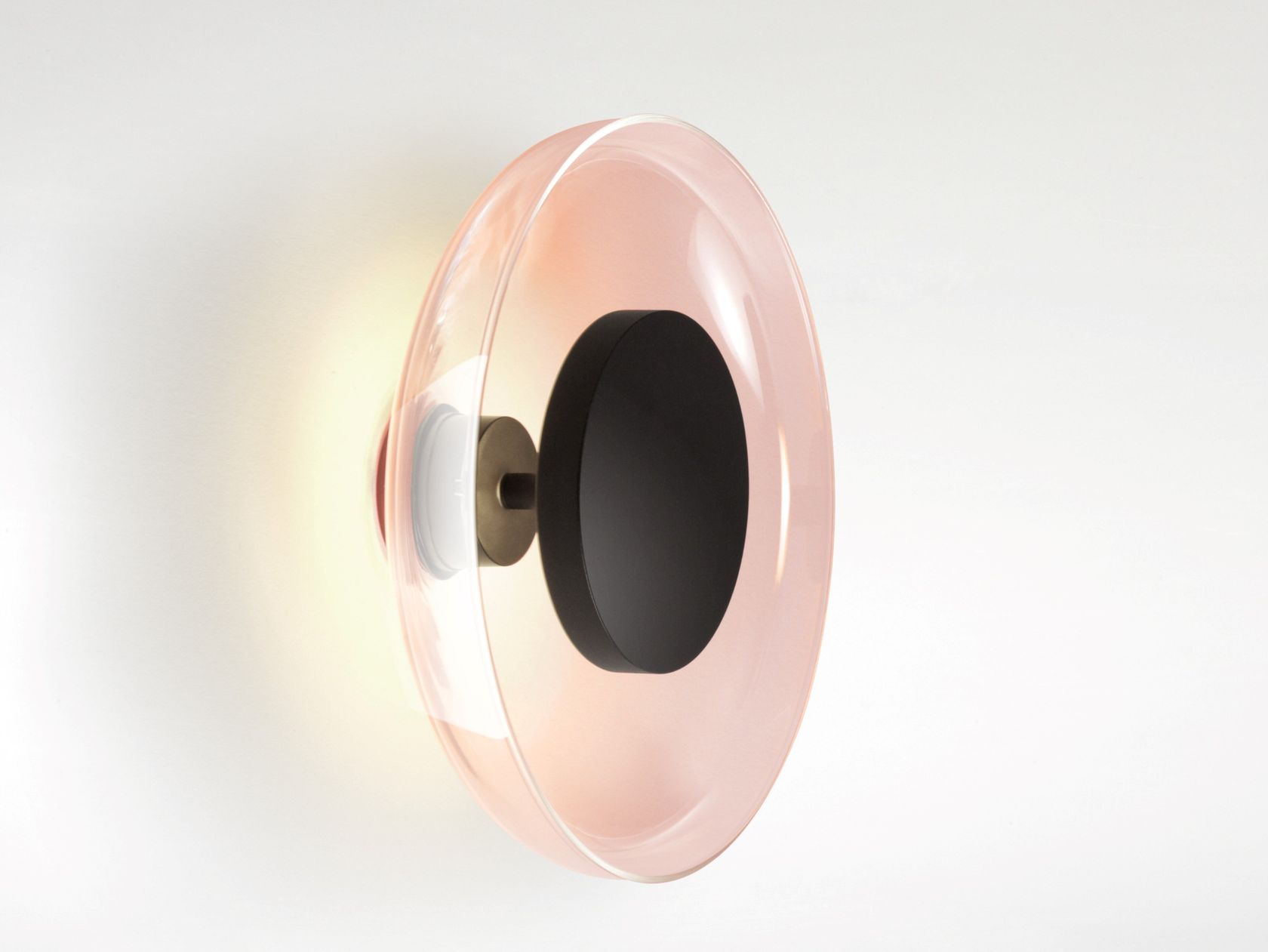 AURA PLUS LED blown glass wall light By Marset | design Joan Gaspar