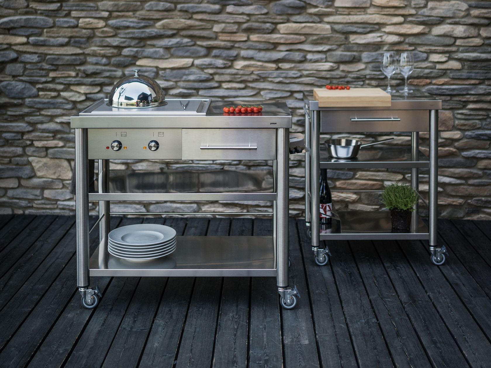 AUXILIUM OUTDOOR KITCHEN FREE STANDING Stainless steel outdoor kitchen ...