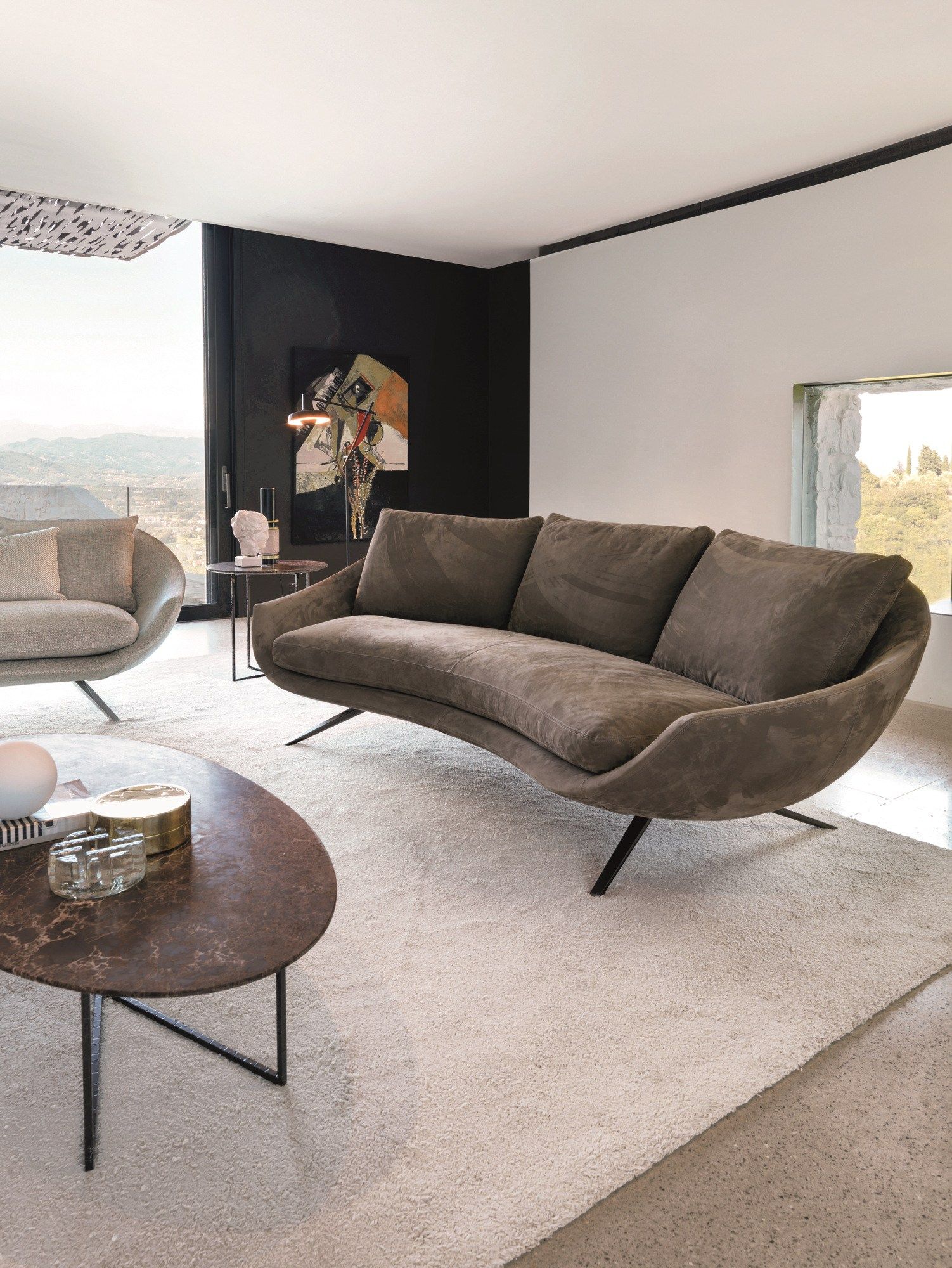 Sofa with removable cover AVÌ By Désirée divani design Jai Jalan
