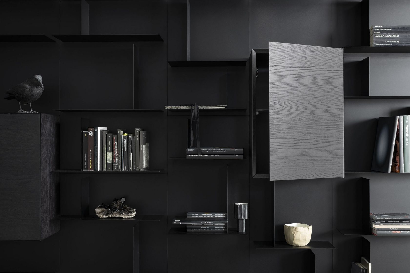 AVENUE LIBRARY Wall-mounted metal bookcase By Kristalia | design ruga ...
