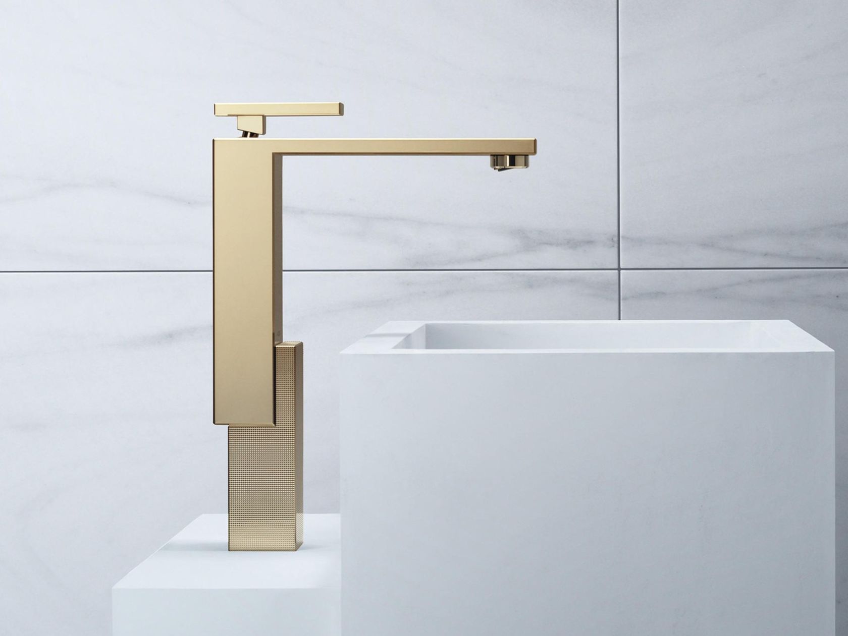 AXOR EDGE | Mezclador de lavabo By Axor diseño Jean-Marie Massaud