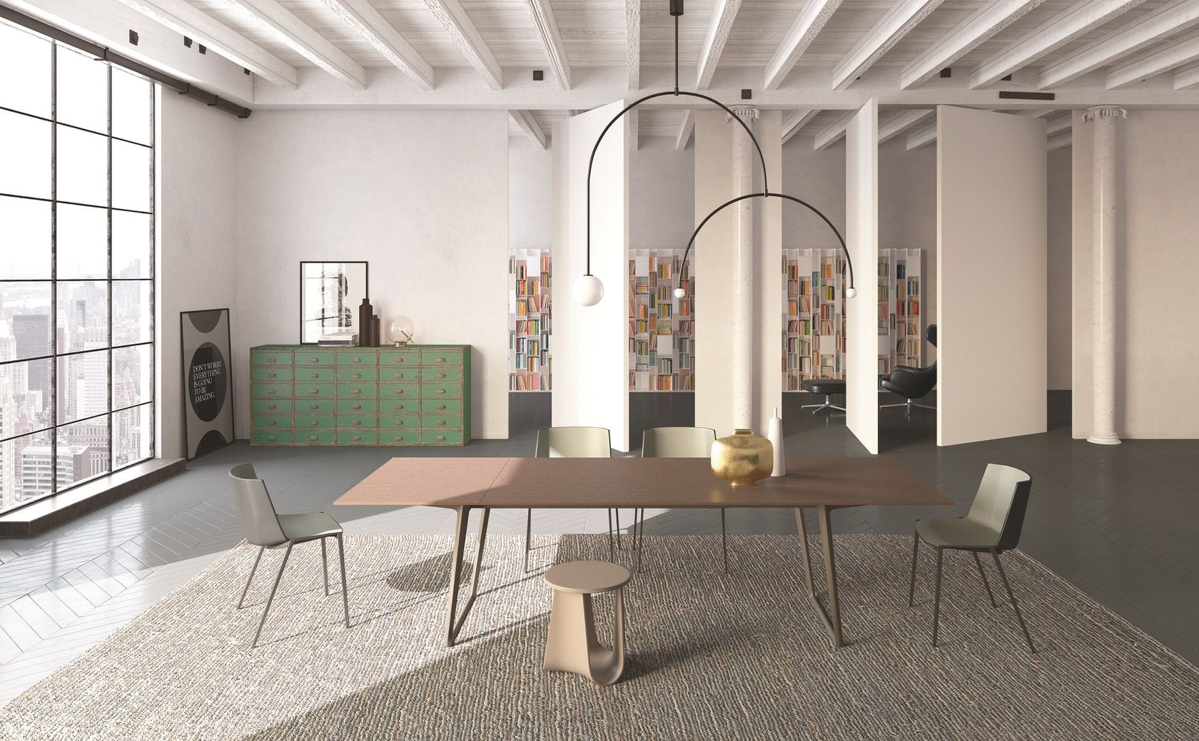 AXY | Fenix-NTM® table Axy Collection By MDF Italia design Claudio Bellini