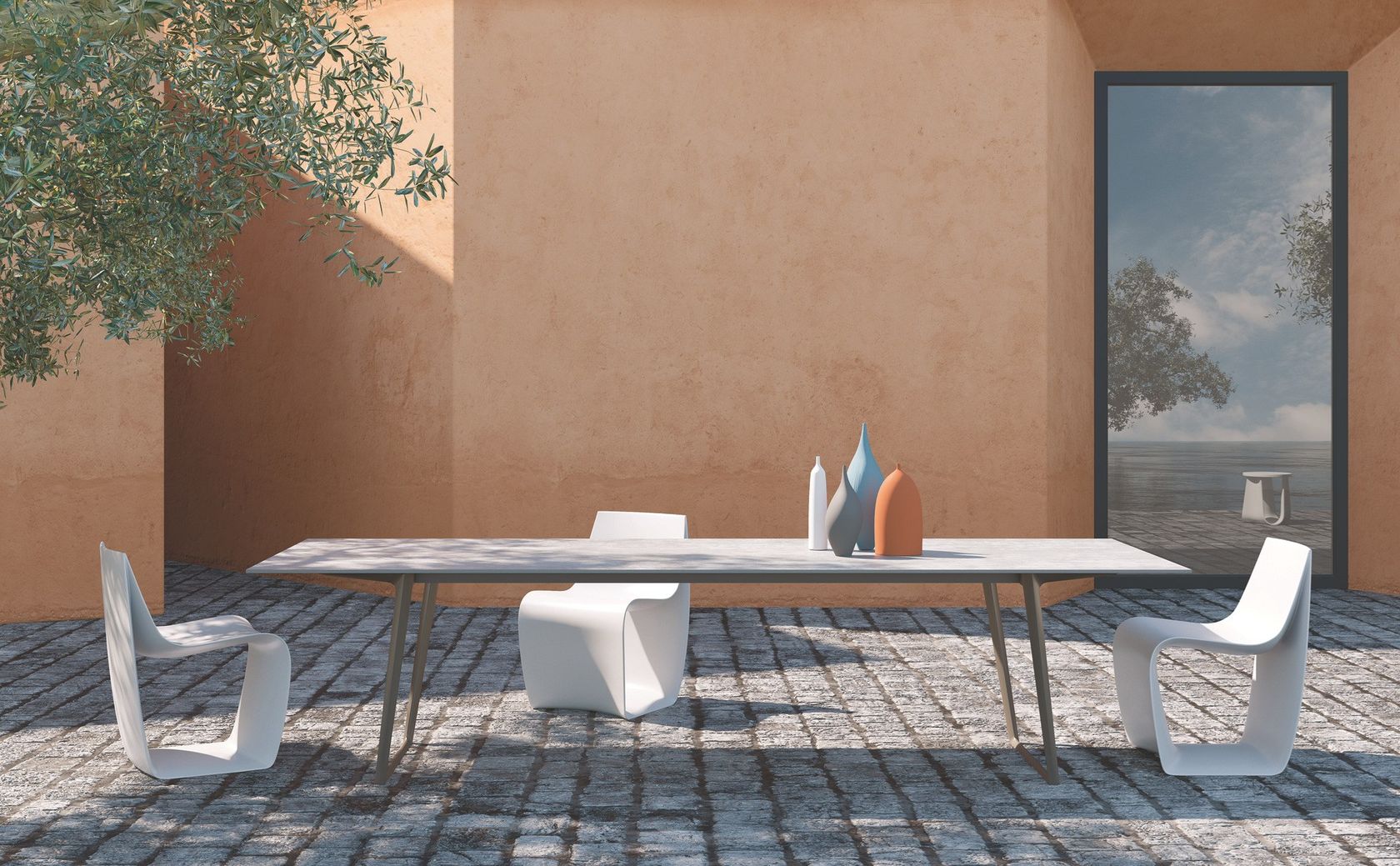 AXY | Fenix-NTM® table Axy Collection By MDF Italia design Claudio Bellini