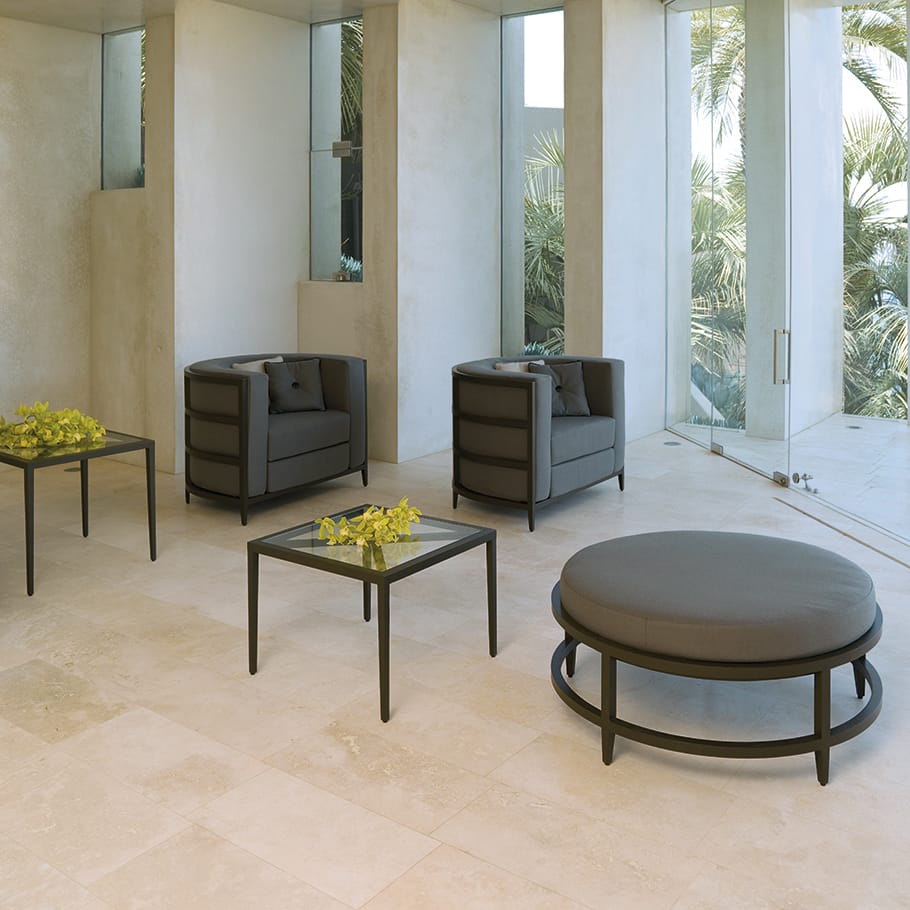 AZIMUTH LINEAR CLUB | Armchair By JANUS et Cie design Michael Vanderbyl