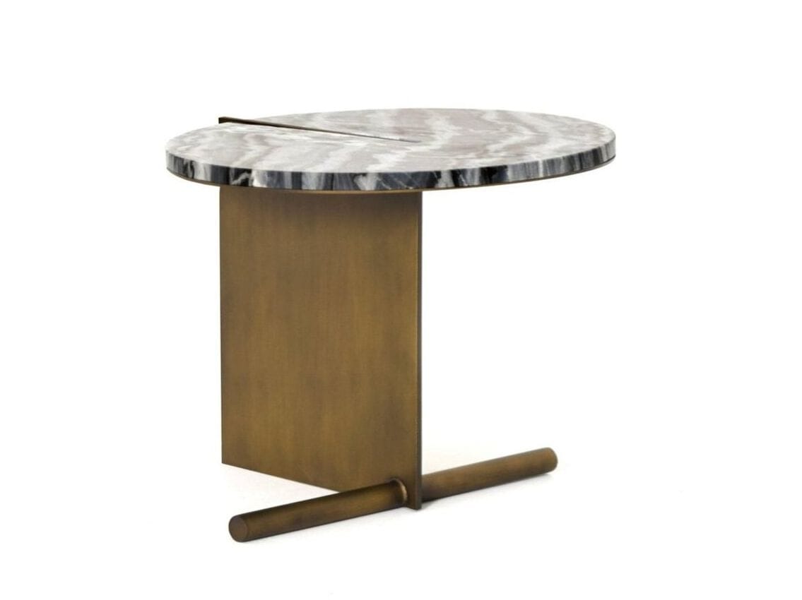 AVA Round marble coffee table By Able
