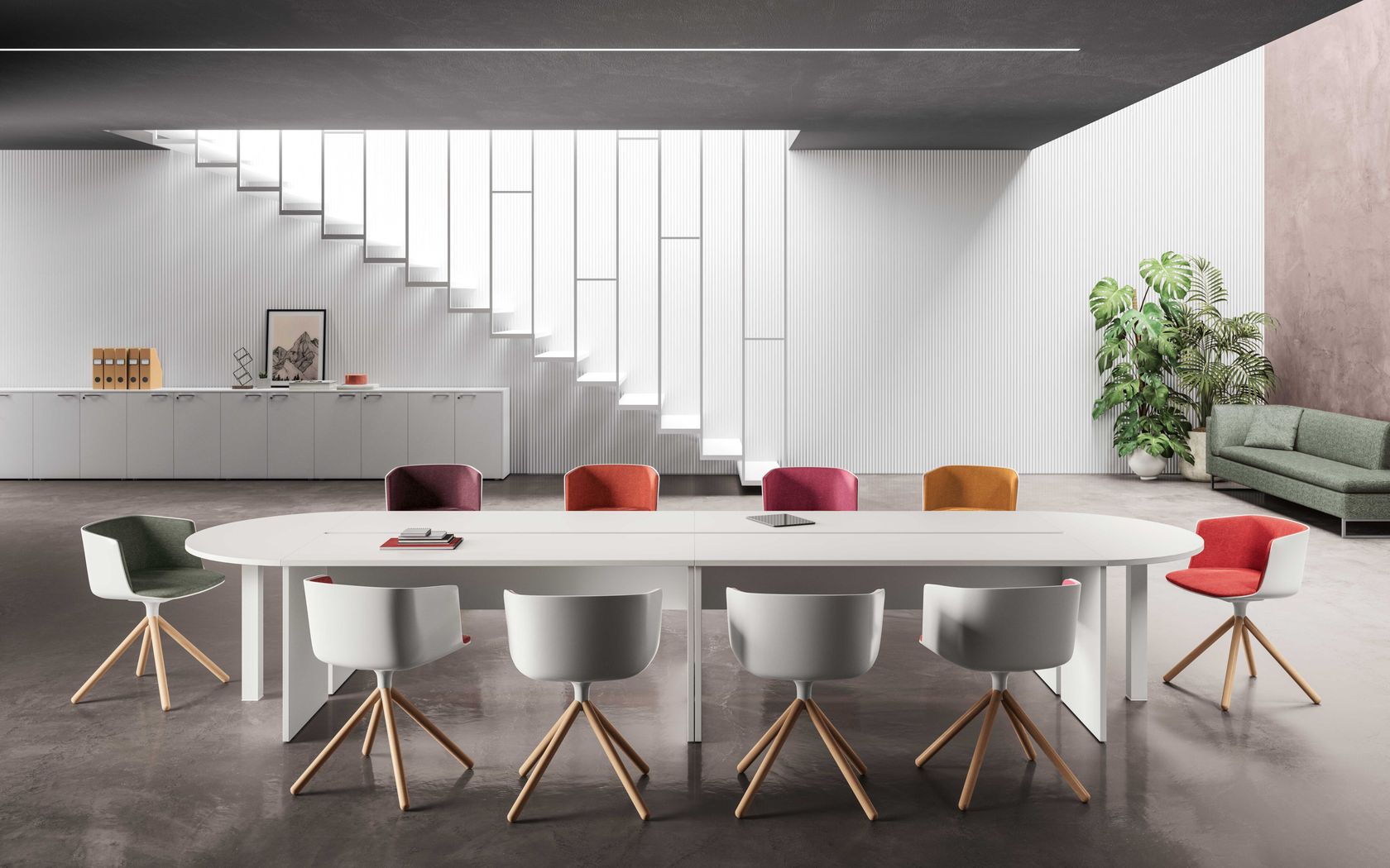 FUNNY - WOODEN SIDE Office desk By About Office