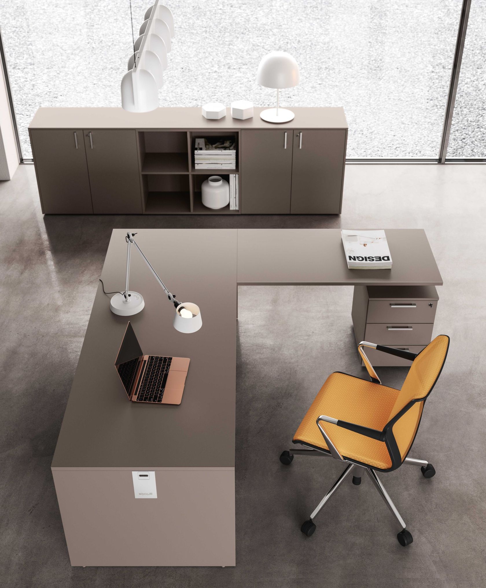 FUNNY - WOODEN SIDE Office desk By About Office