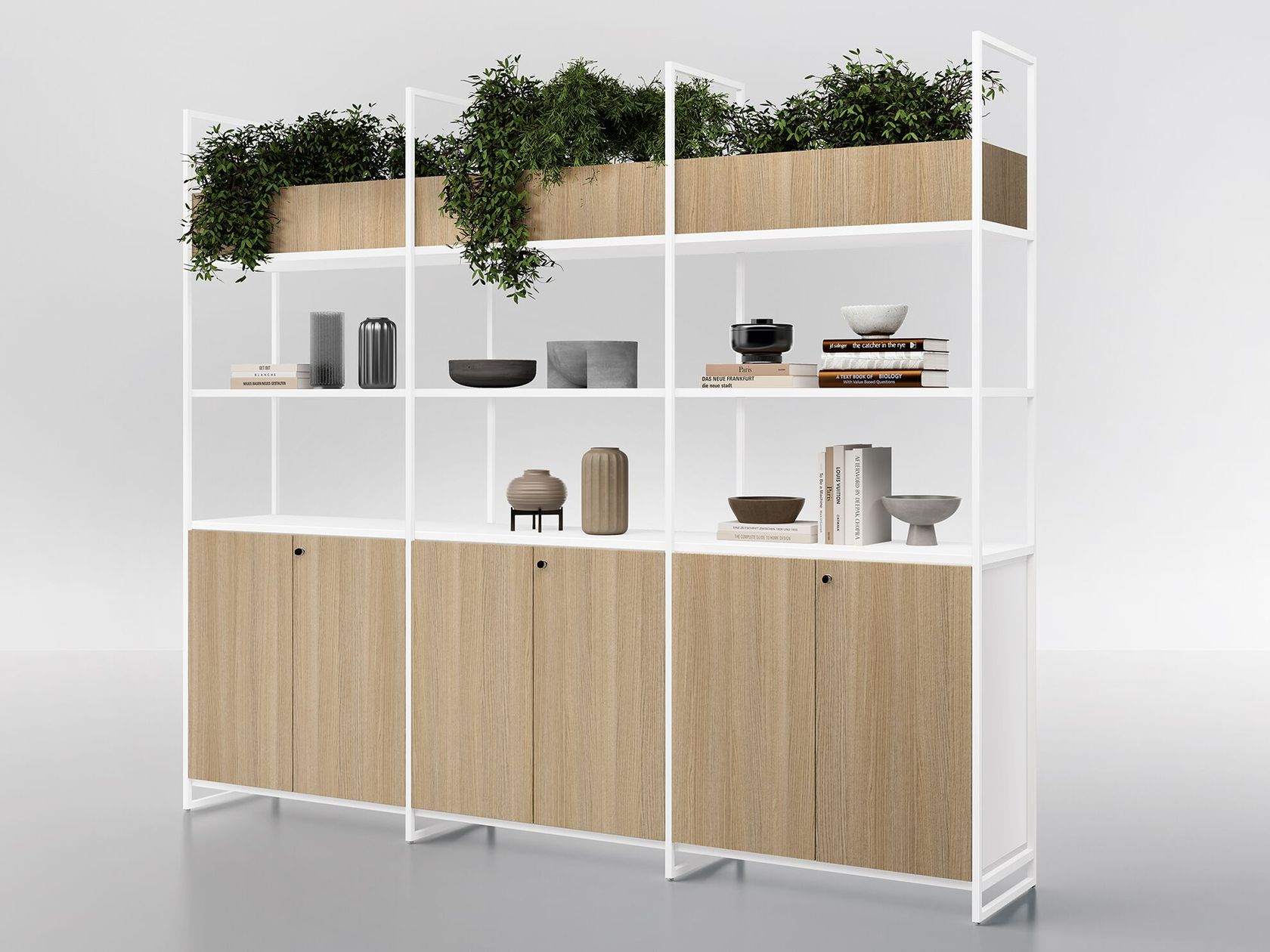 GATE | Glass office shelving Office shelving By About Office