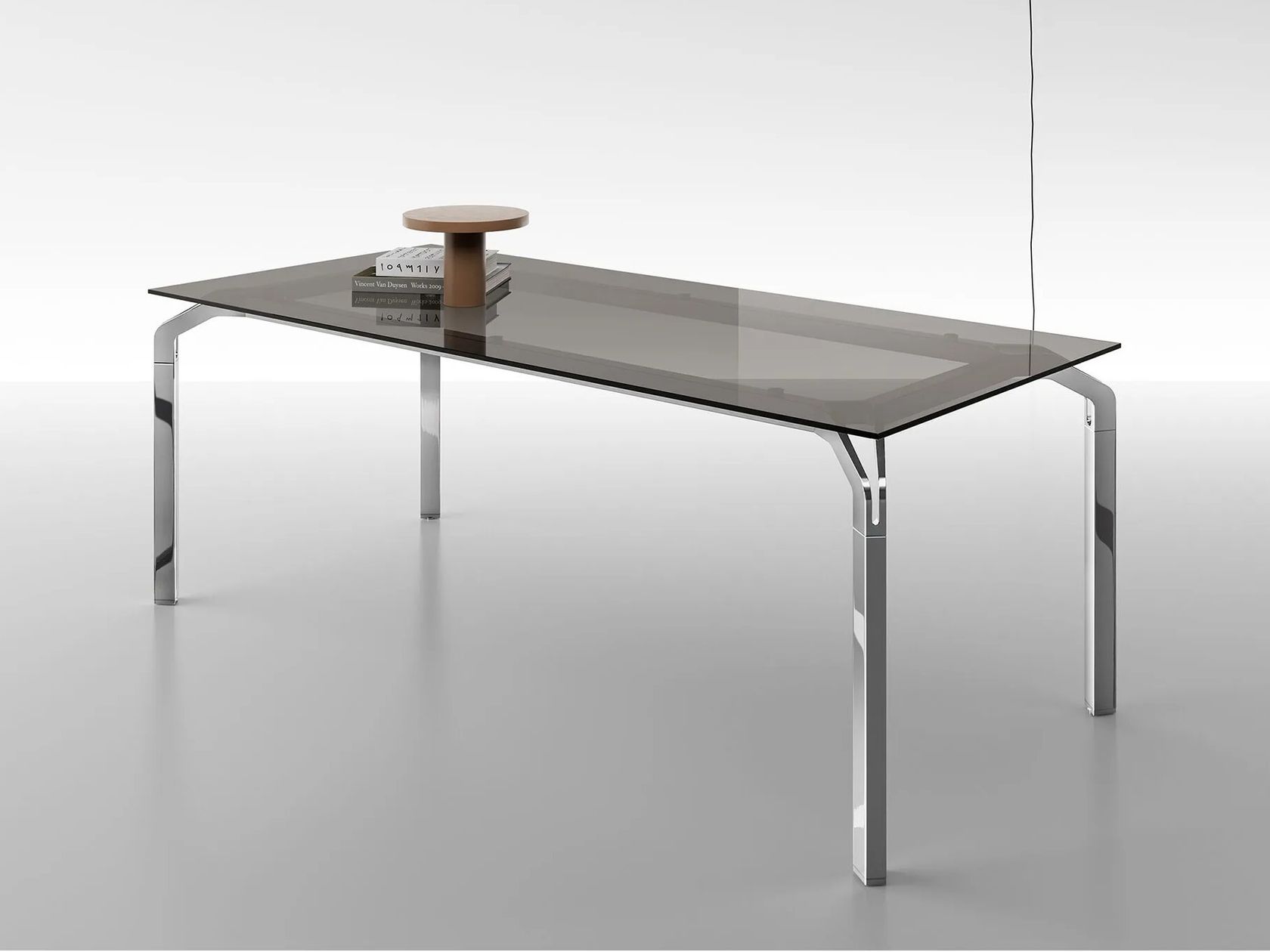 YOGA Glass office desk / meeting table By About Office