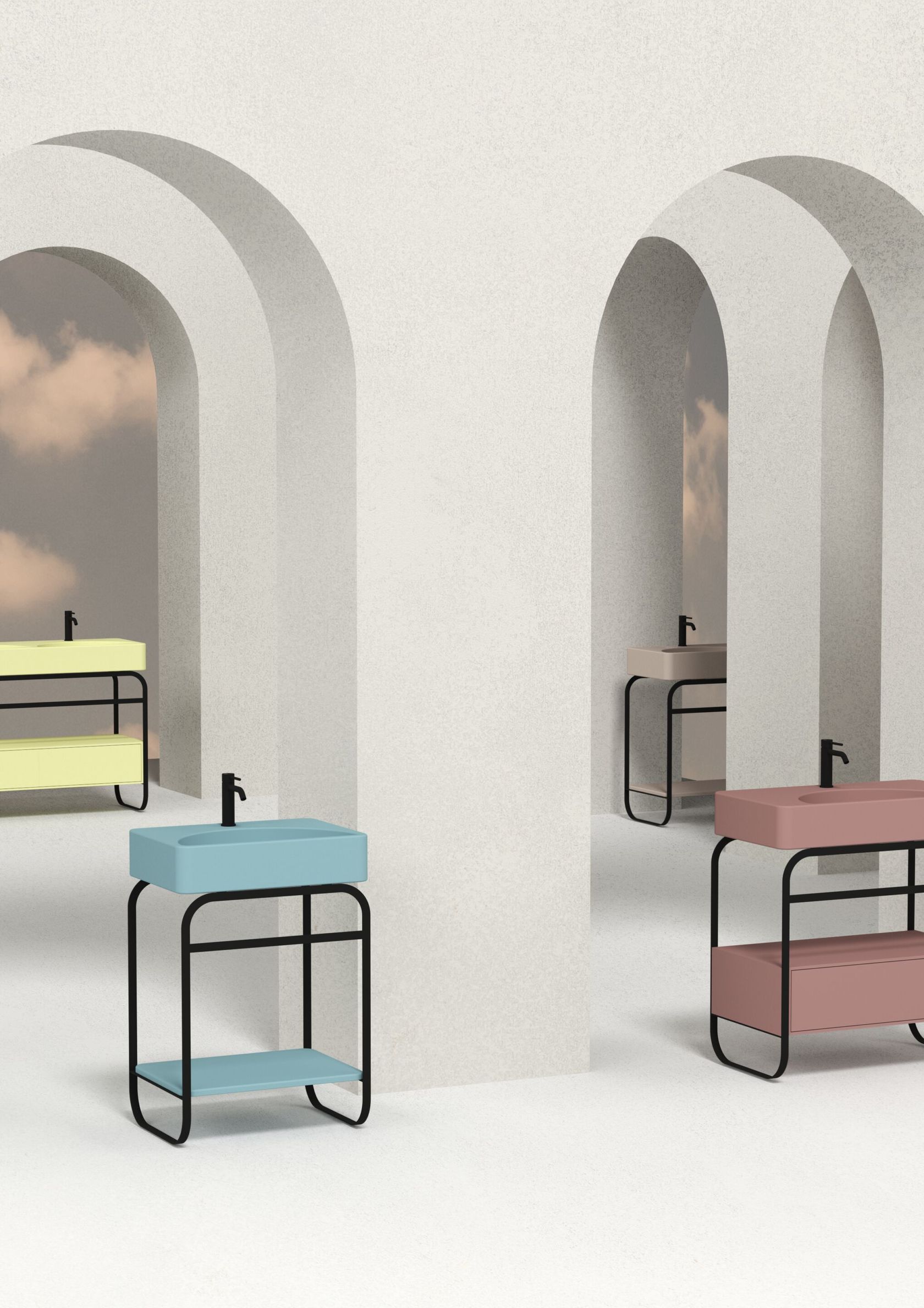 LUNARIS Vanity unit By Alice Ceramica