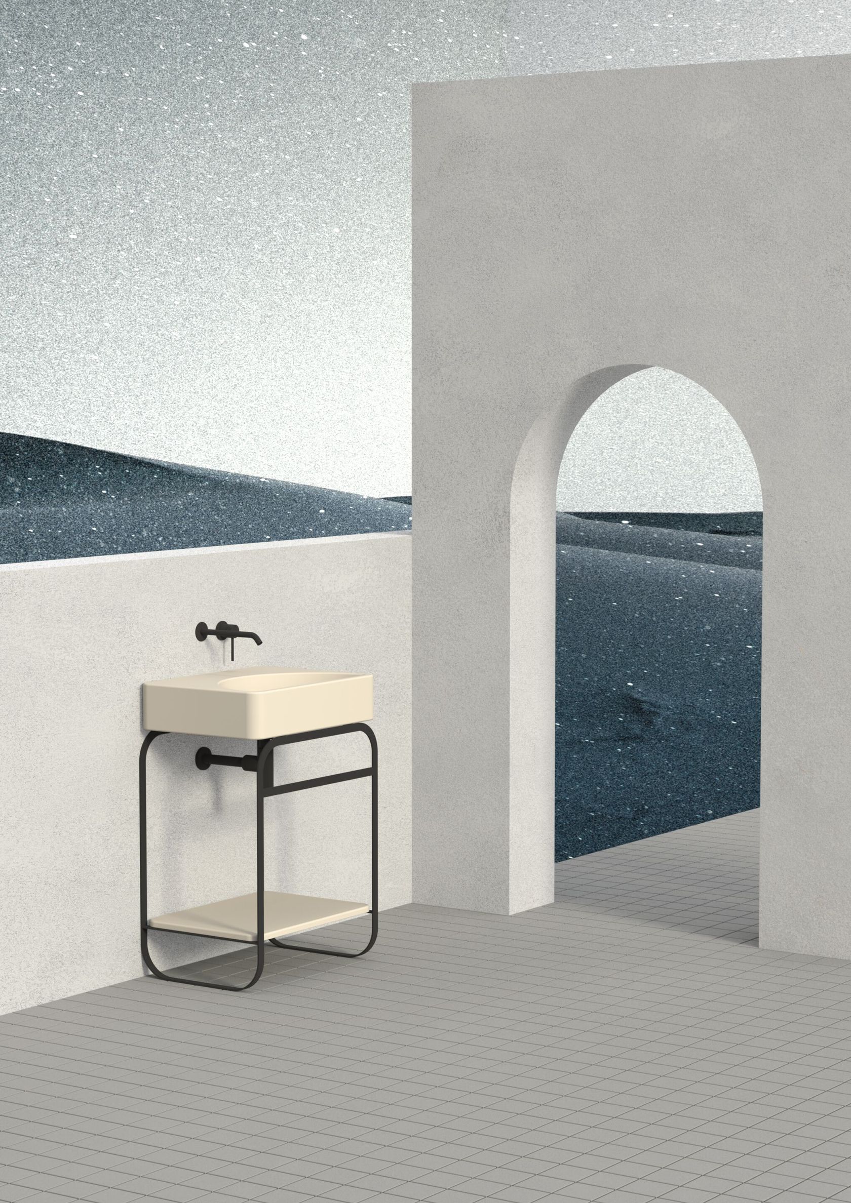 LUNARIS Vanity unit By Alice Ceramica