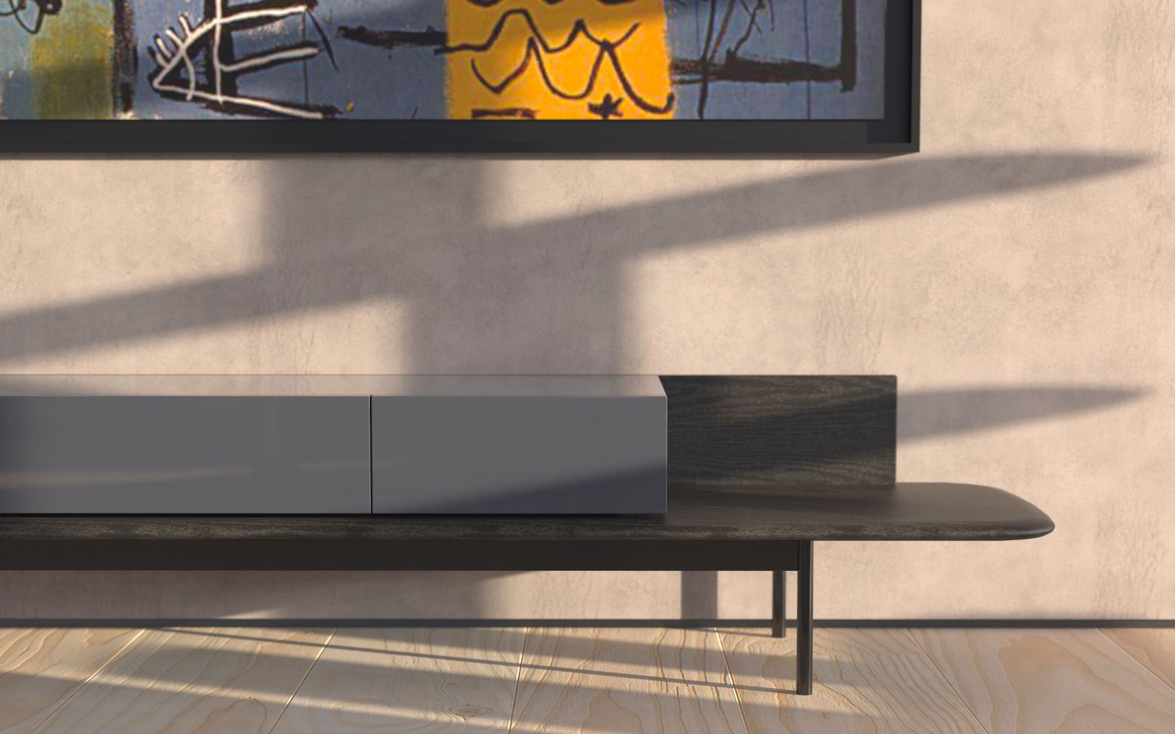 OVERLAP TV cabinet By Anema Design