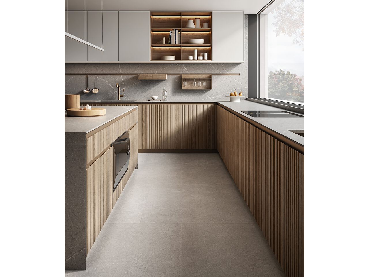 THEA – HANDLE-FREE KITCHEN Kitchen with island By Arclinea | design ...