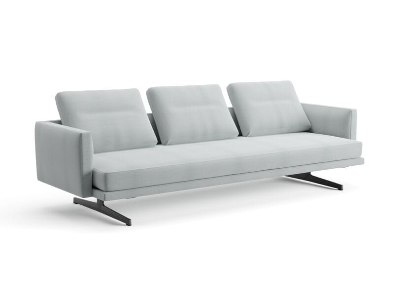 STEEVE LOU 3 seater fabric sofa By Arper