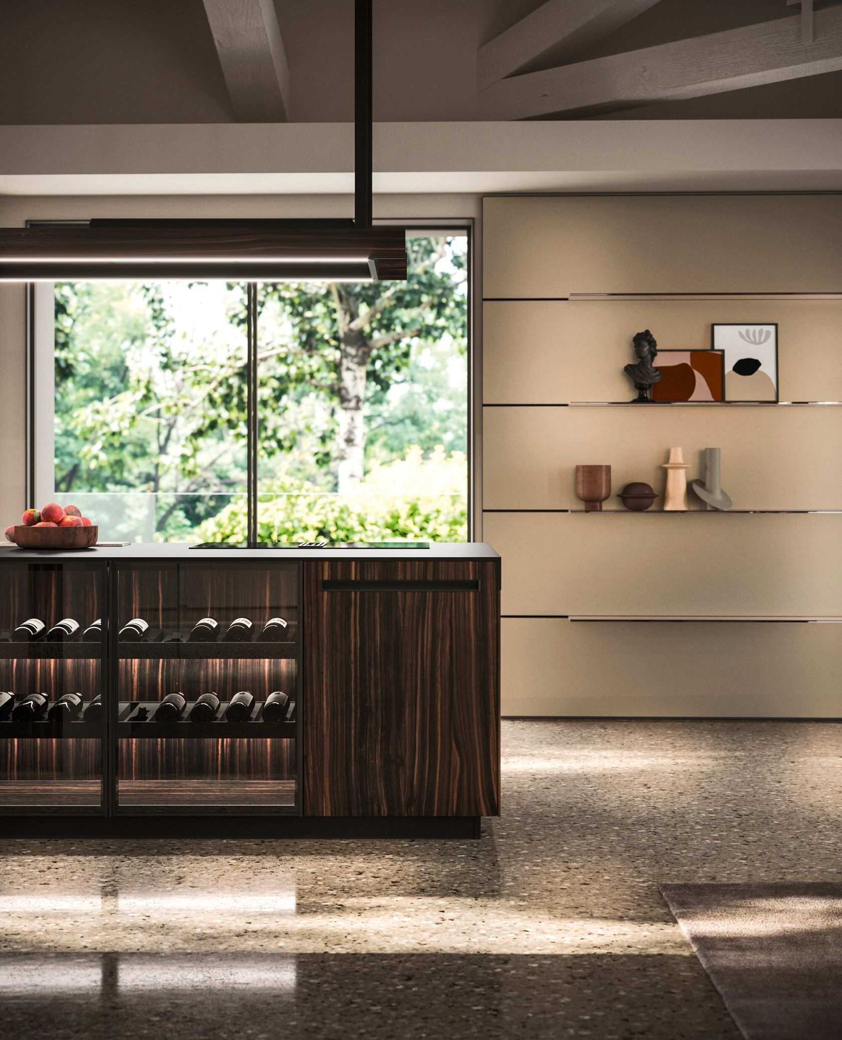 AK_PROJECT_03 Fitted kitchen with island By Arrital