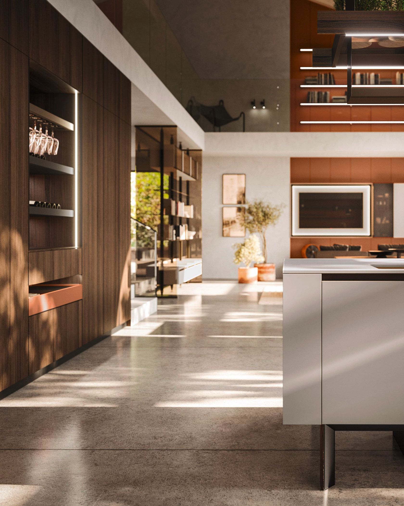 AK_PROJECT_04 Fitted kitchen with island By Arrital