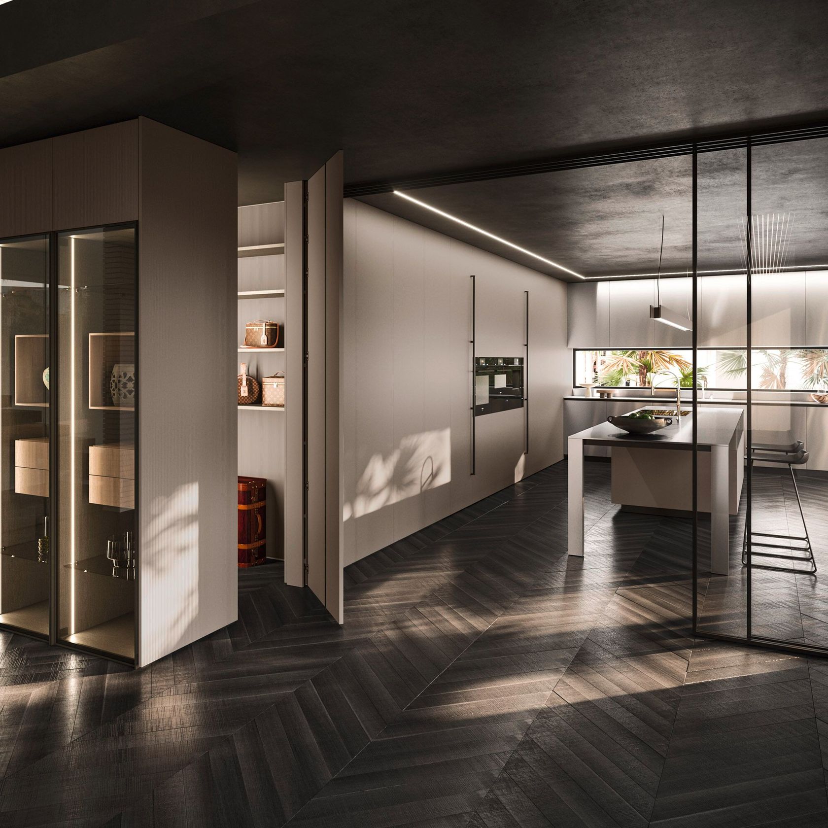 AK_PROJECT_07 Fitted kitchen with island By Arrital