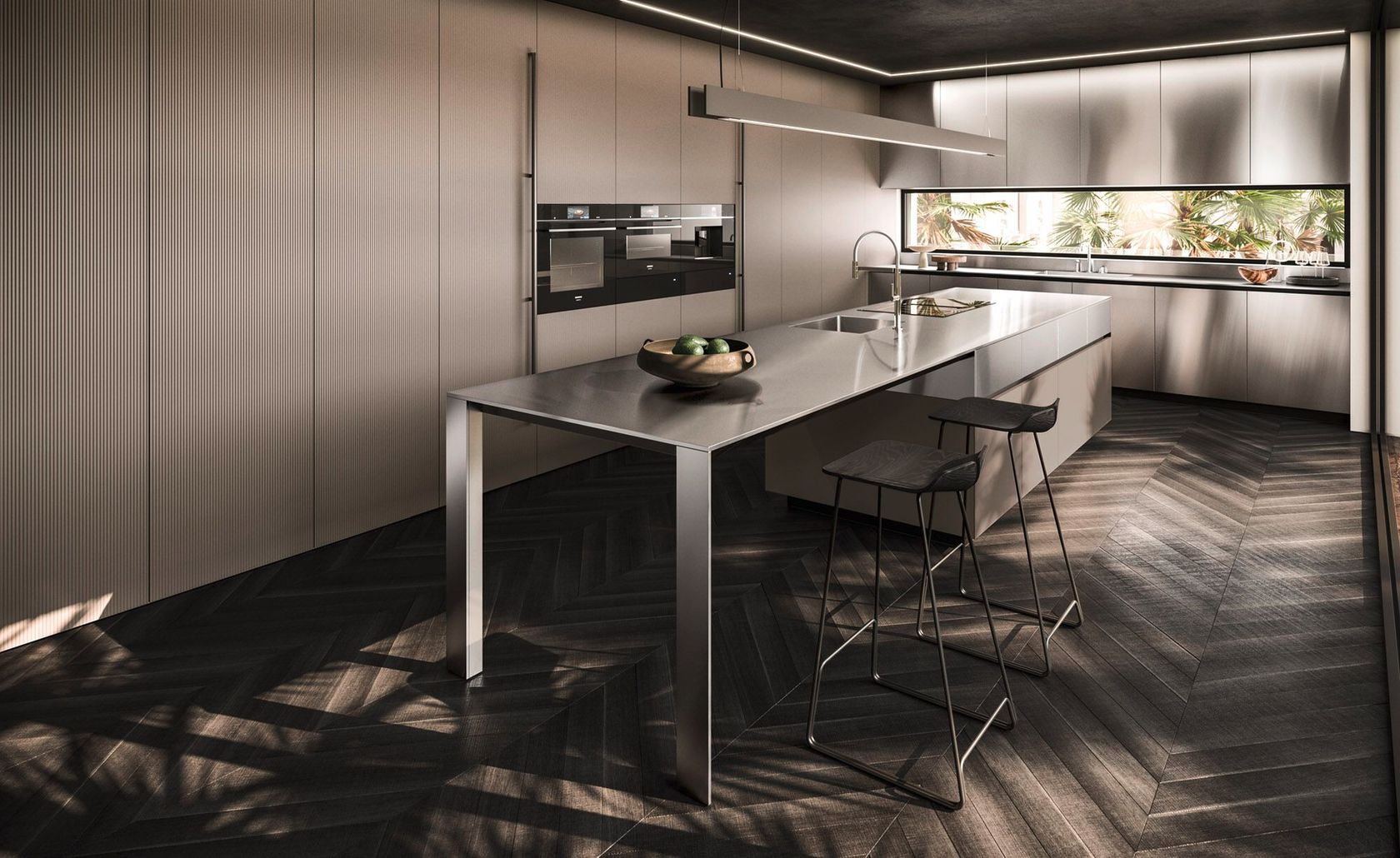 AK_PROJECT_07 Fitted kitchen with island By Arrital