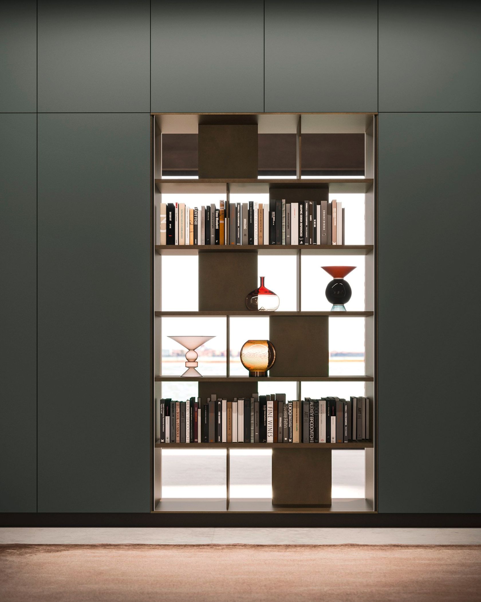 DIVIDER SYSTEM Divider wooden storage wall By Arrital