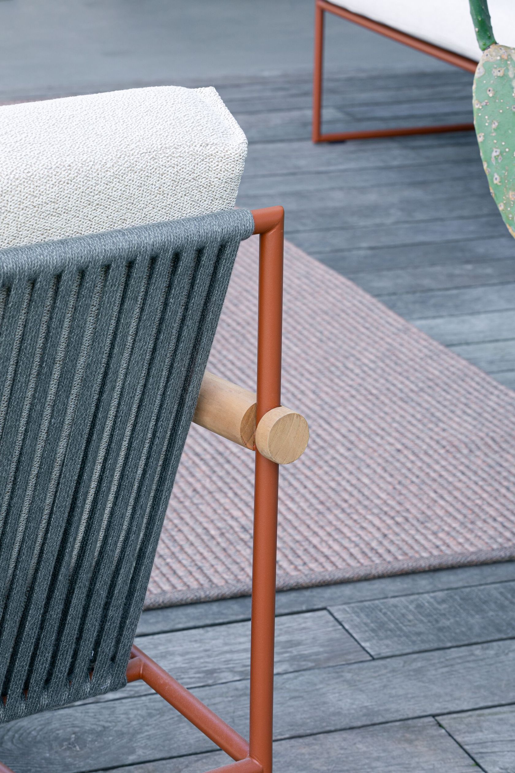 PIPE 3 seater fabric garden sofa By Atmosphera | design Busetti Garuti ...