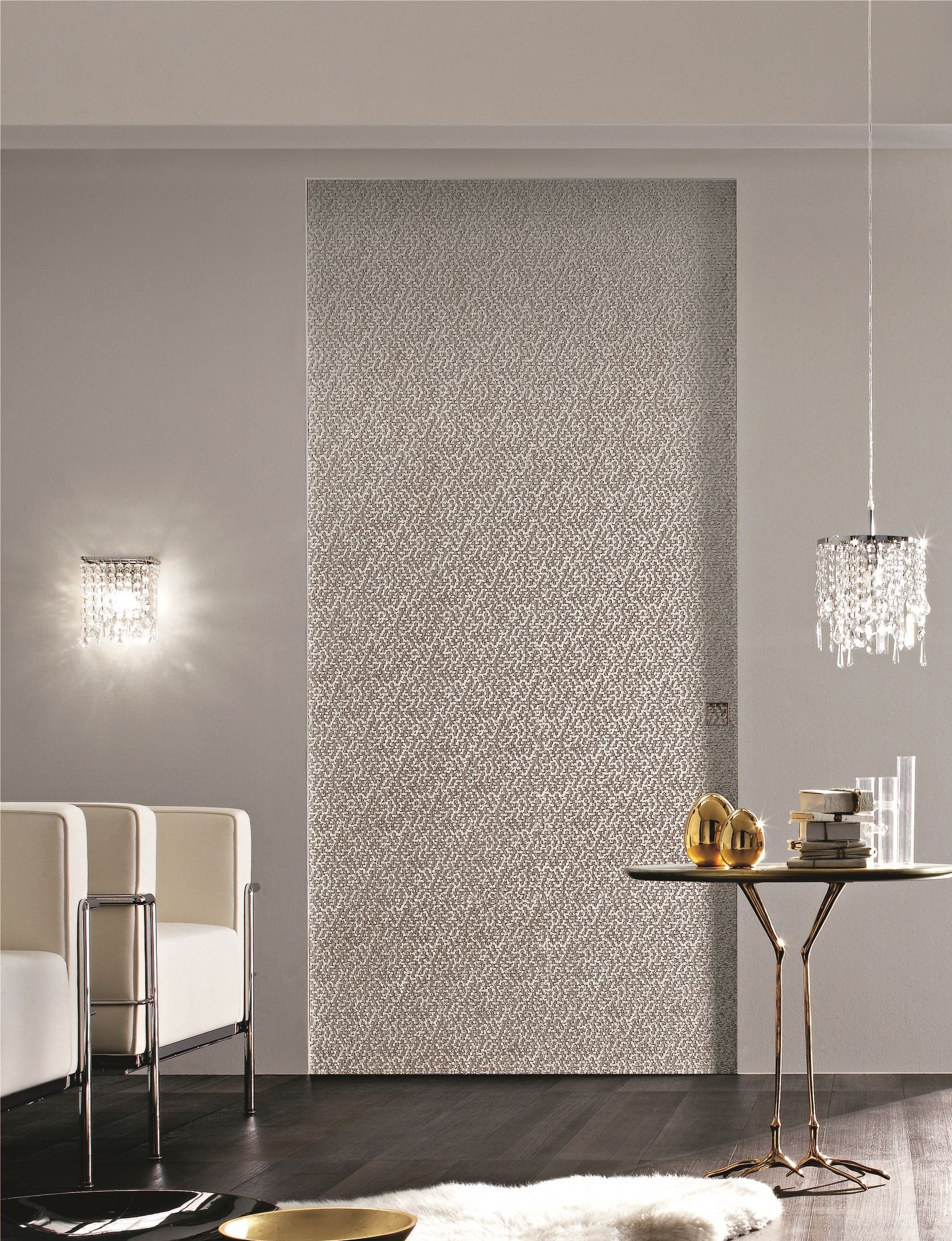 B-MOVE MINIMA Puerta corrediza empotrada By BLUINTERNI