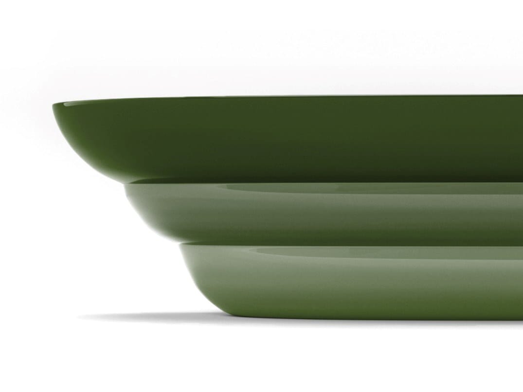 BABKA Low oval glass-fibre coffee table By POPUS EDITIONS | design ...