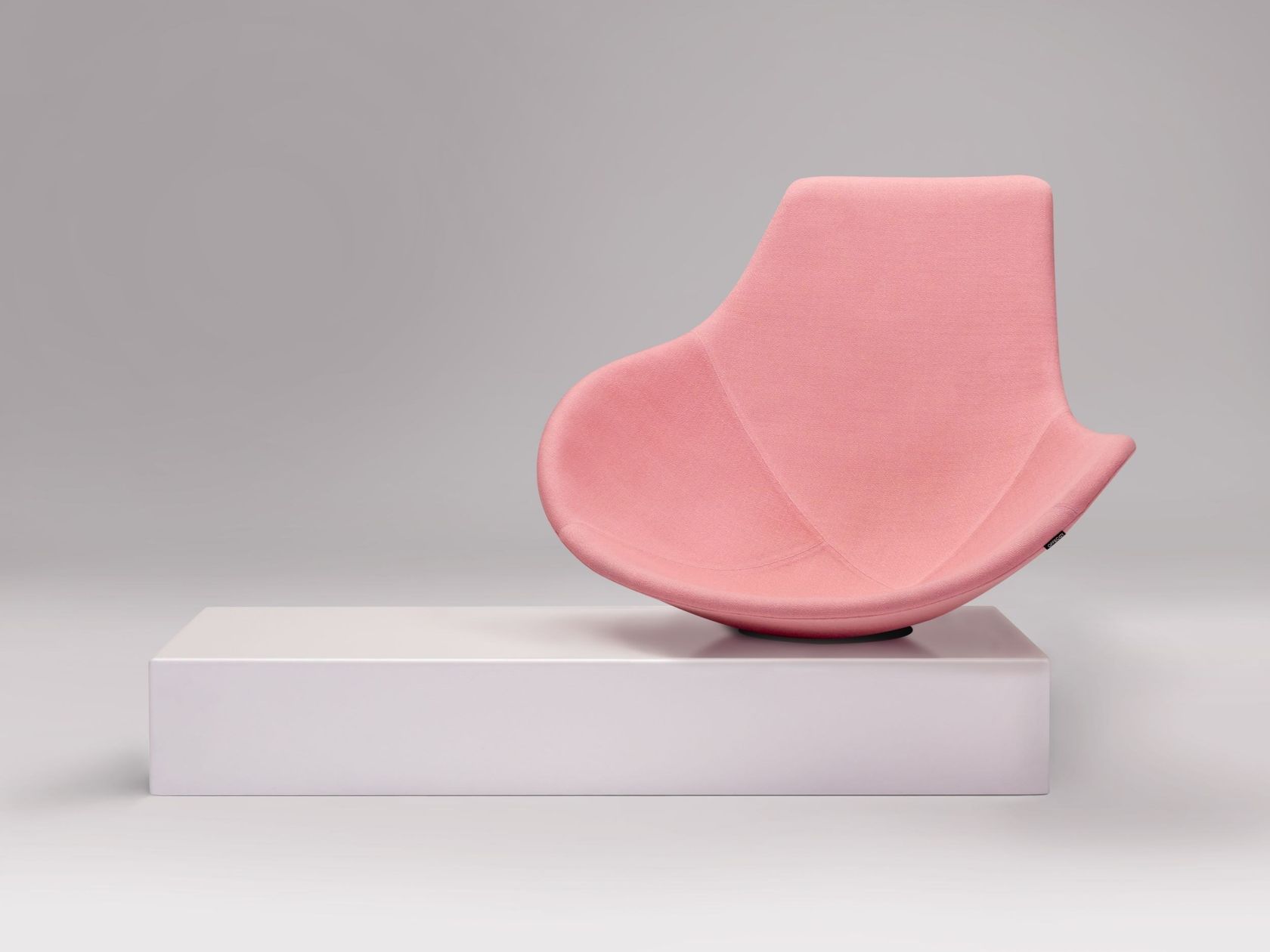 Swivel fabric easy chair BABLED By Offecct design Emmanuel Babled