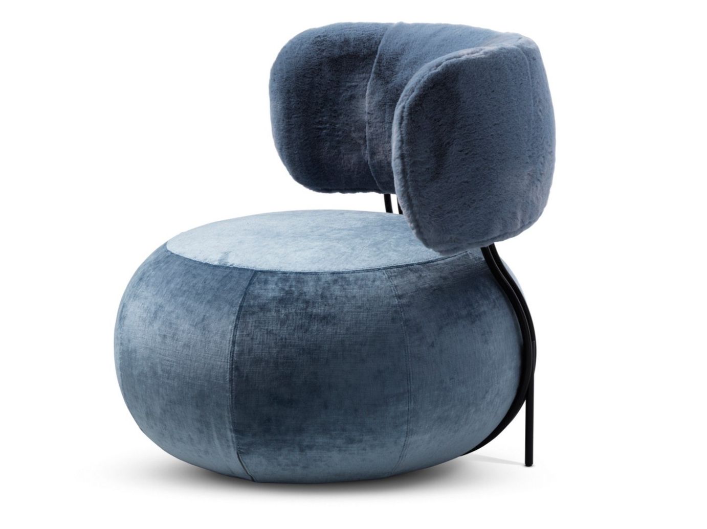 Fabric armchair BABY GEO Geo Collection By Saba Italia design Paolo ...