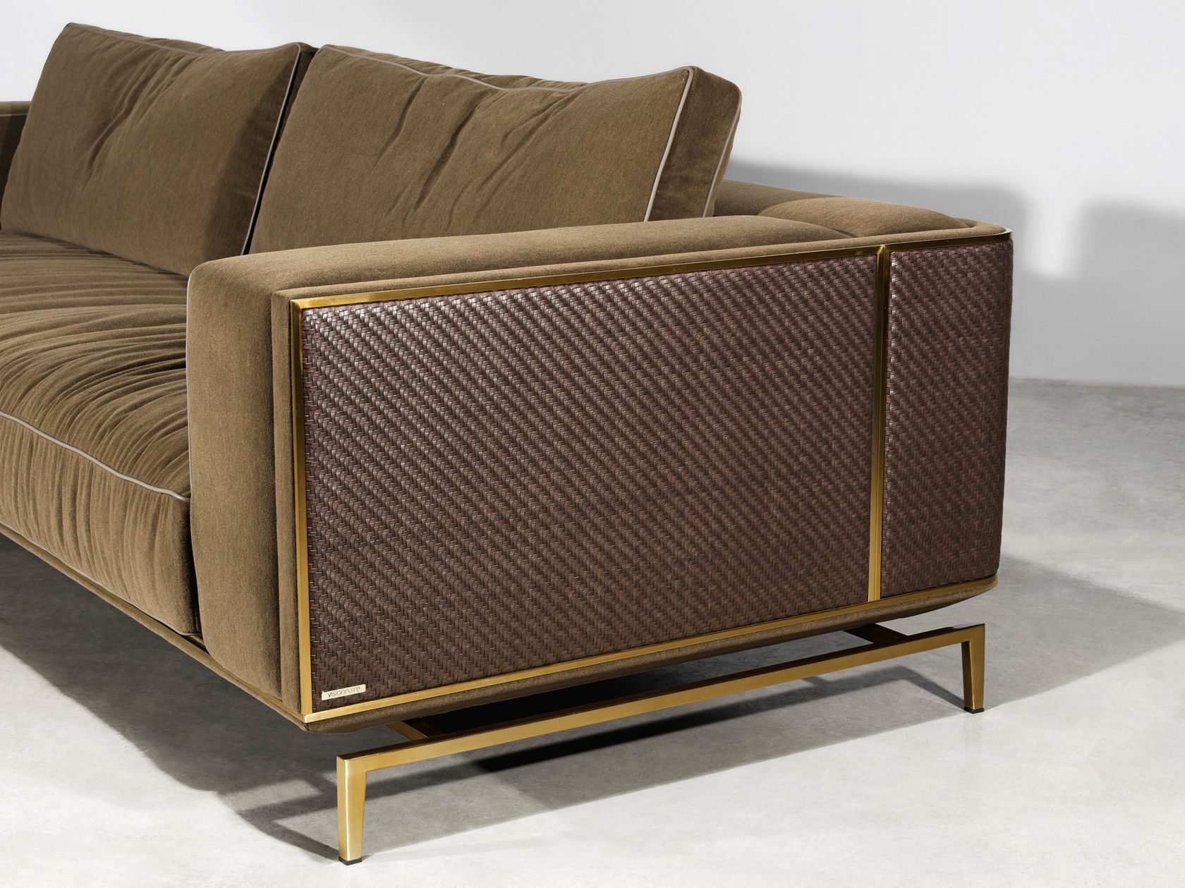 BACKSTAGE | 3 seater sofa Sectional 3 seater fabric sofa By Visionnaire ...