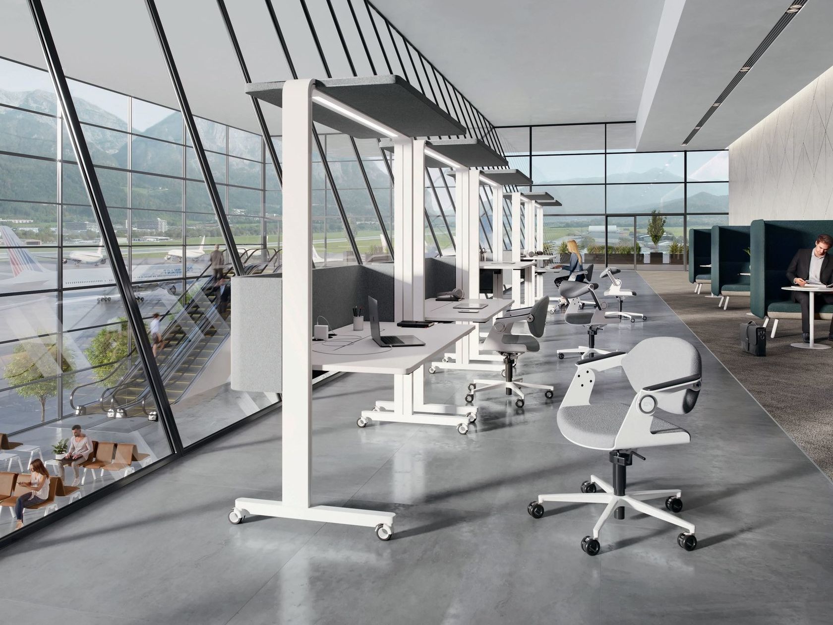 BALANCE.CHAIR Ergonomic swivel office chair with 5-Spoke base By König ...