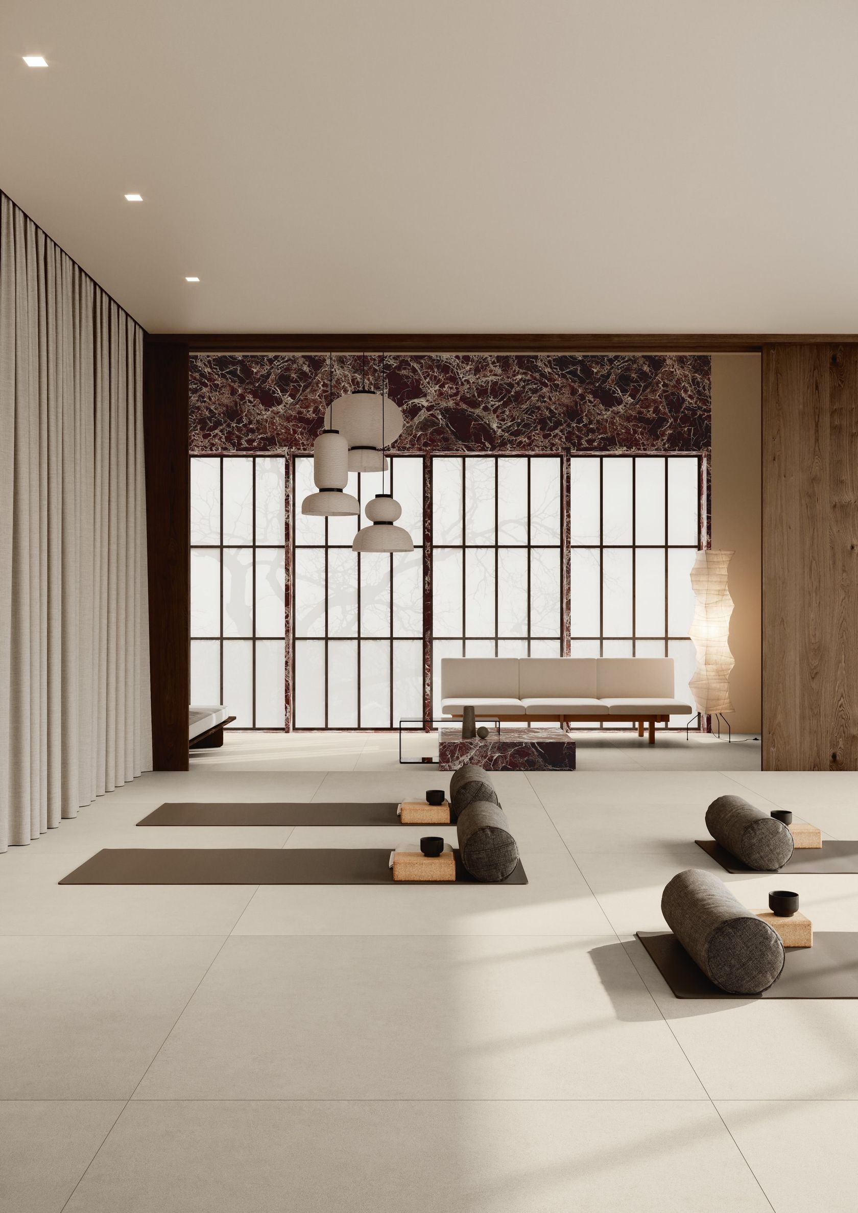 BALANCE - LIGHT GREY Wall/floor tiles By ARIOSTEA