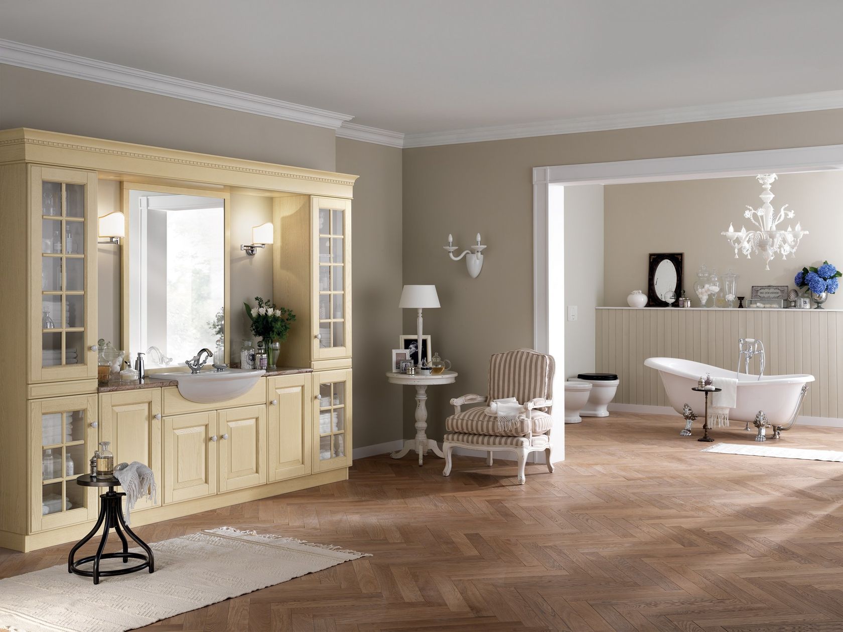Bathroom furniture set BALTIMORA By Scavolini Bathrooms