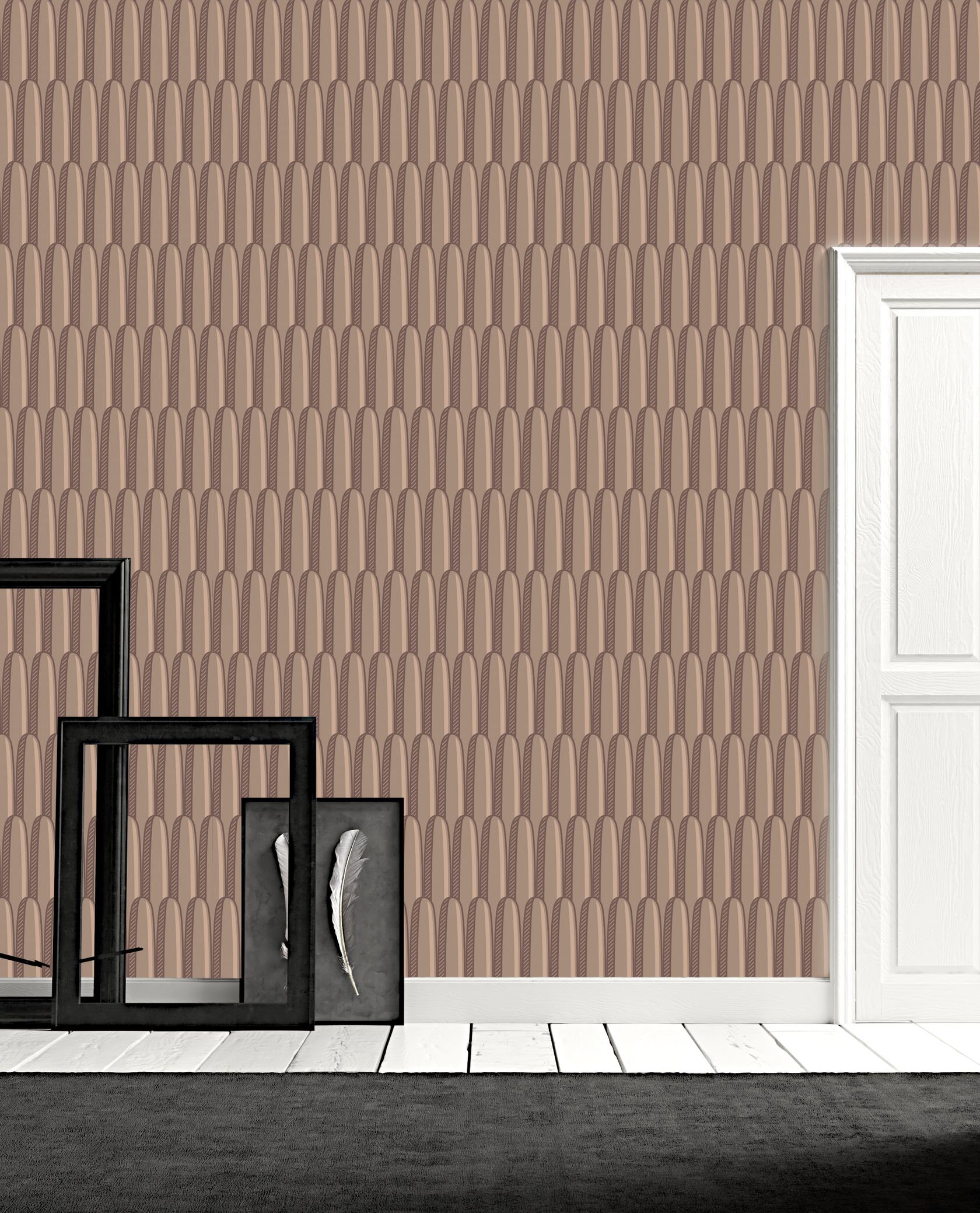 Motif vinyl wallpaper BANANA LAND Pattern Collection By Baboon design ...