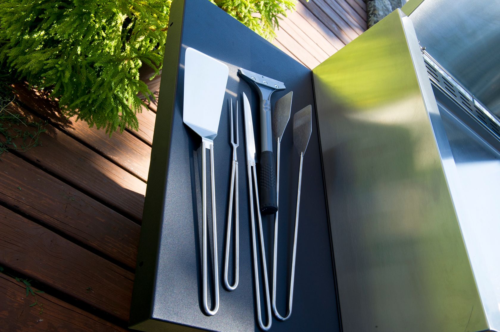 Stainless steel barbecue BARBY By Unopiù design Alessandro Andreucci ...