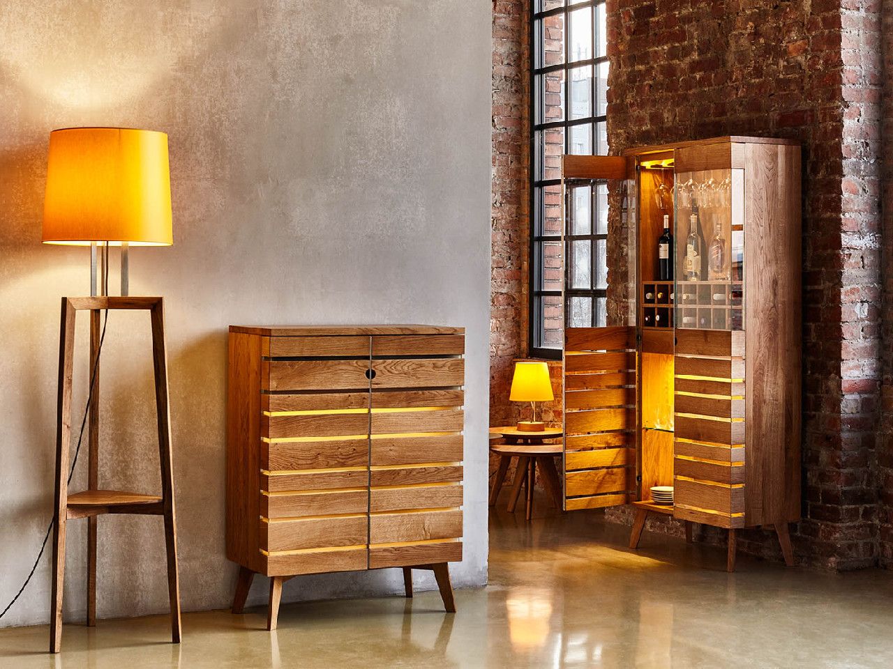 BAROSO | Solid wood bar cabinet By sixay furniture design László Szikszai