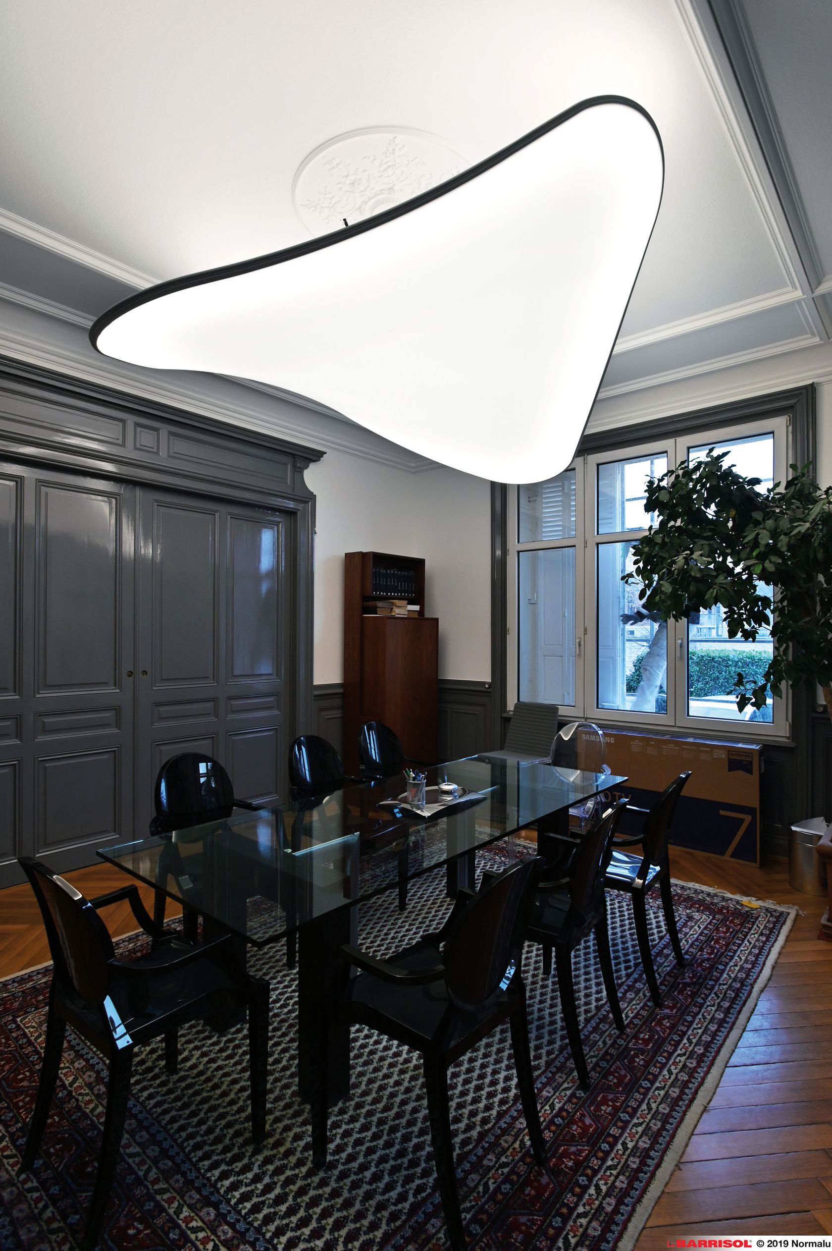 BARRISOL® LOVEGROVE LED PVC pendant lamp By BARRISOL | design Ross ...