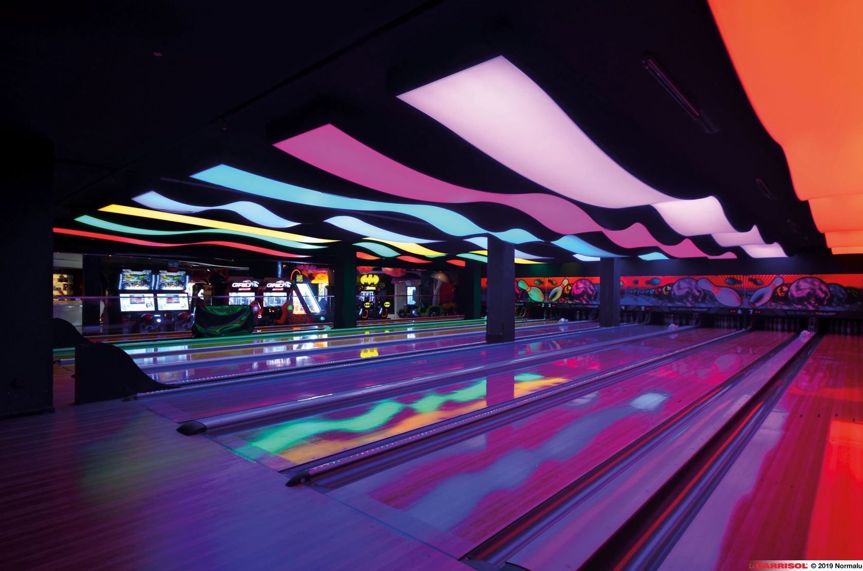 Backlit PVC stretch ceiling BARRISOL® LUMIÈRE COLOR By BARRISOL