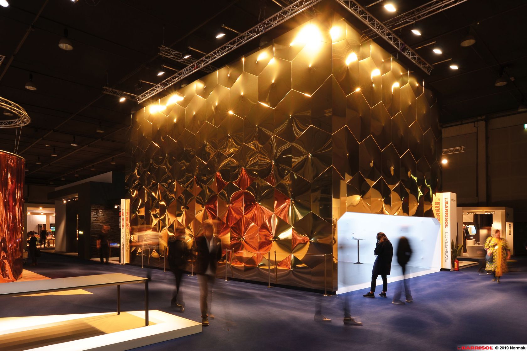 BARRISOL® MIRROR Acoustic indoor plastic stretch ceiling By BARRISOL