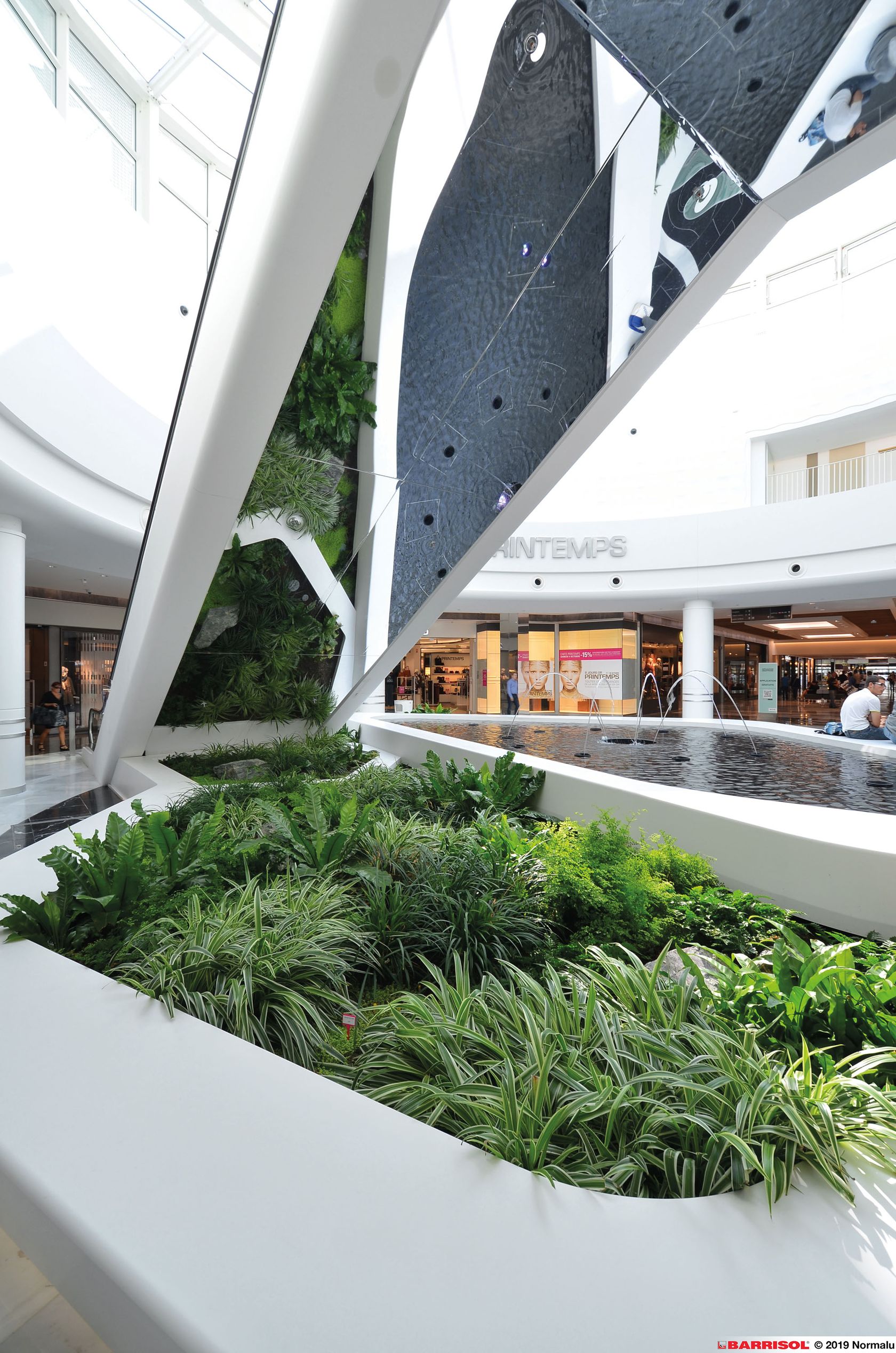 BARRISOL® MIRROR Acoustic indoor plastic stretch ceiling By BARRISOL