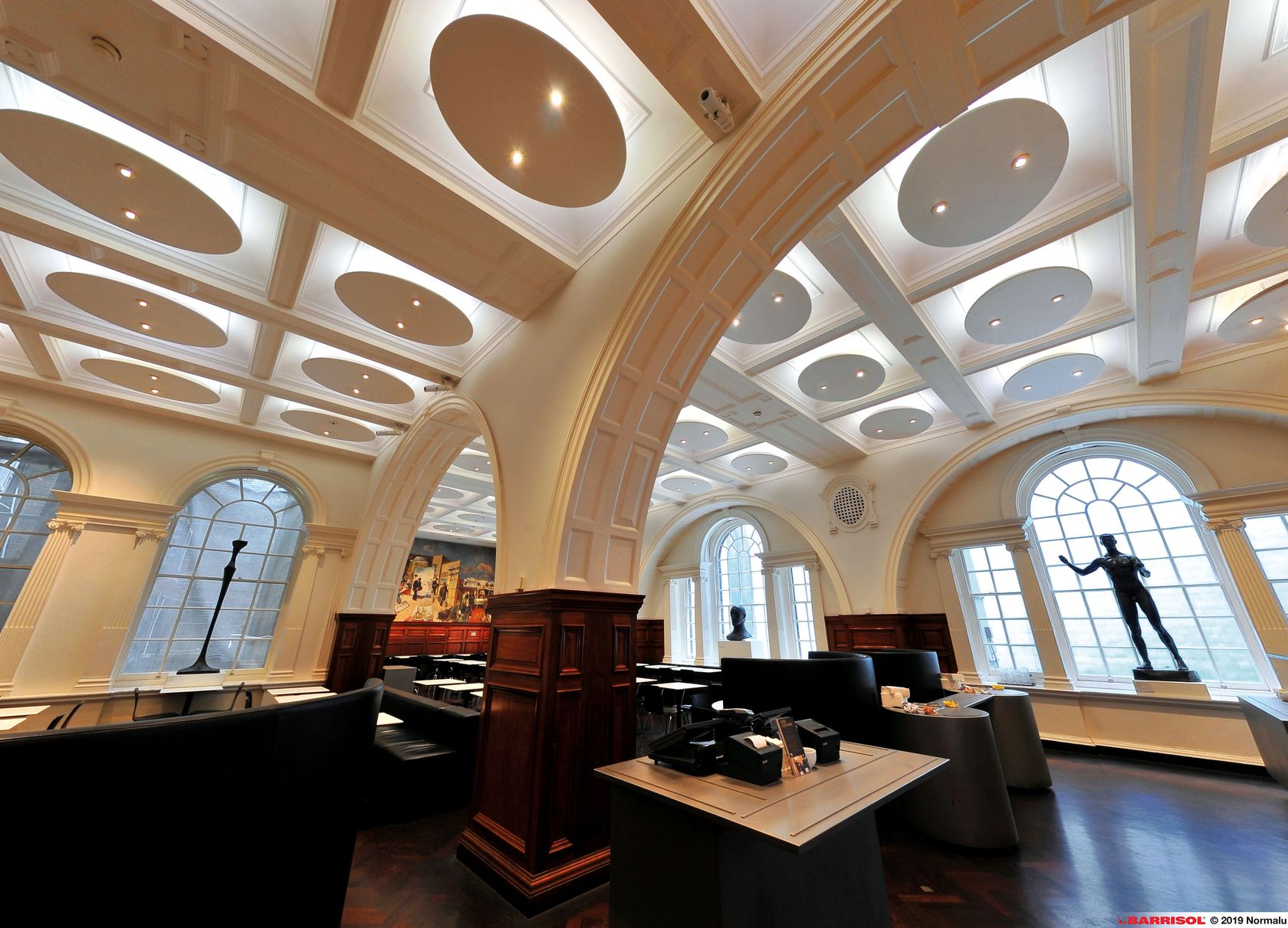 BARRISOL® MODULAR Techo tensado de PVC para interiores By BARRISOL