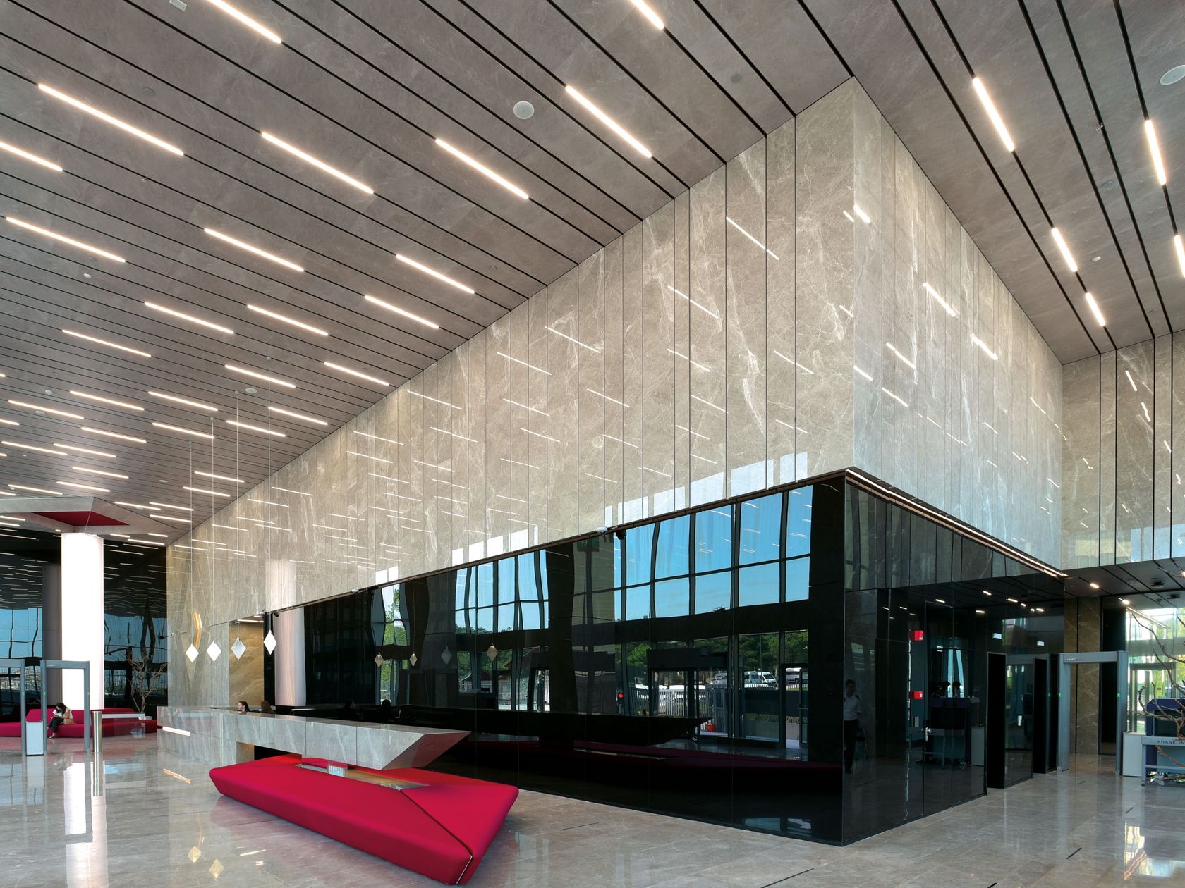 BARRISOL® Marble effect Techo tensado / Revestimiento tensado para ...