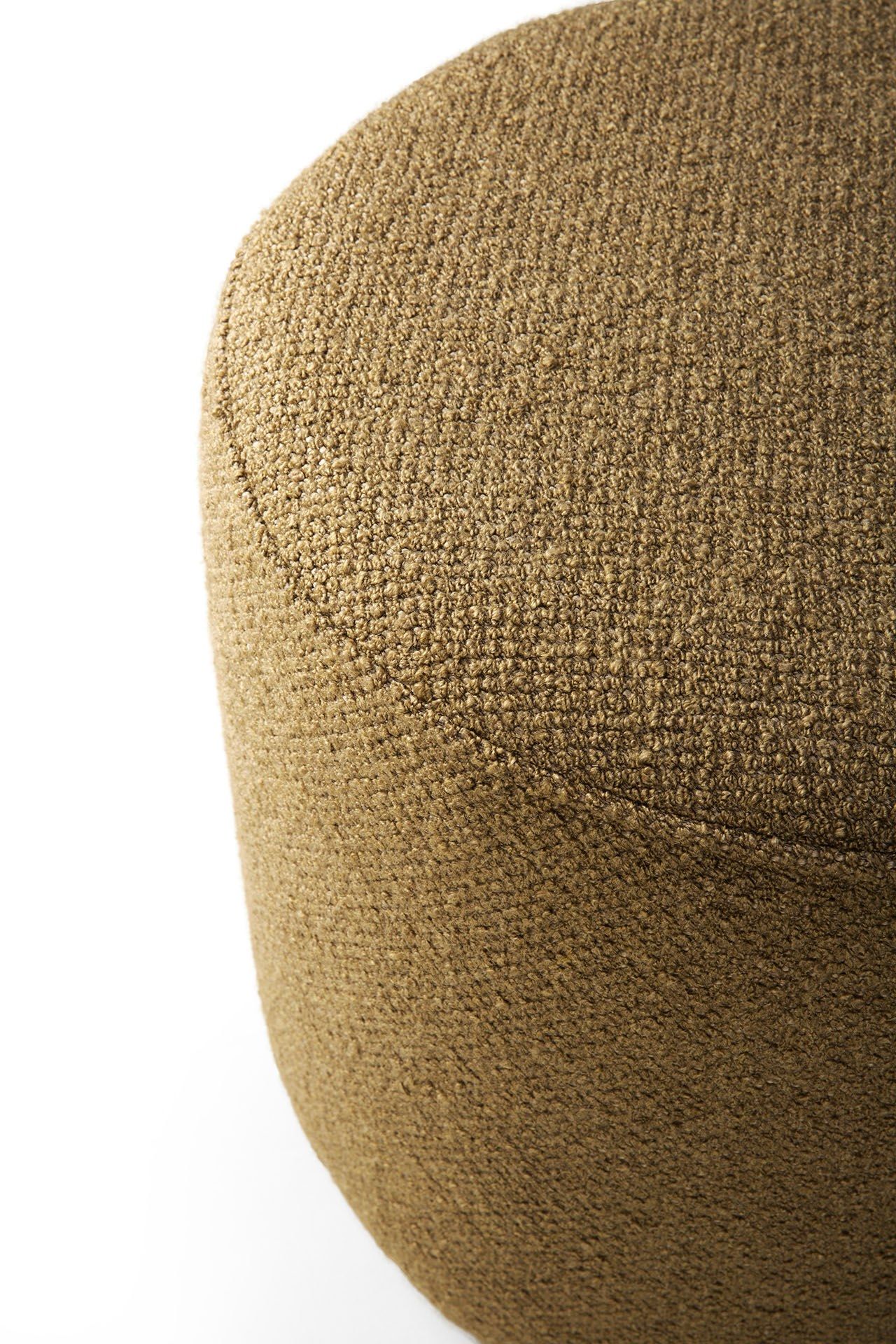 BARROW Pouf imbottito rotondo in tessuto By Ethnicraft | design Jacques ...