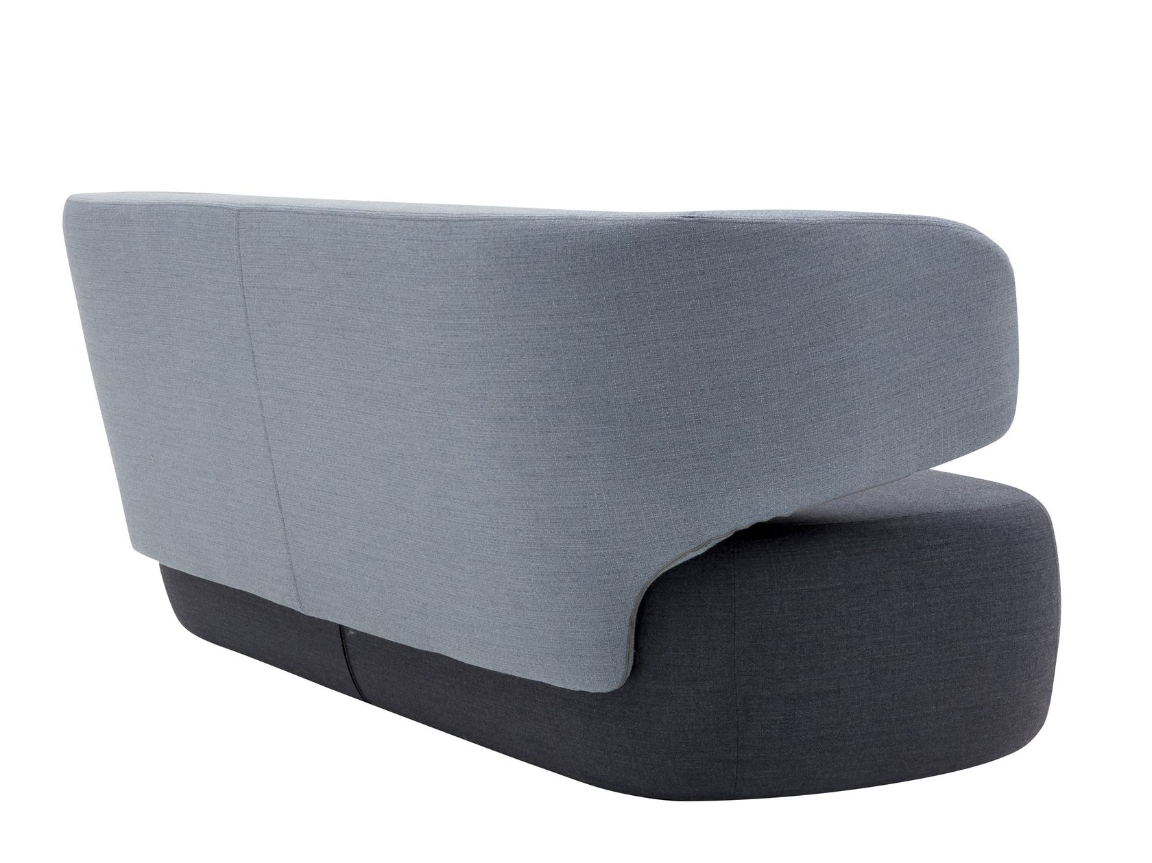 BASEL 2 seater fabric sofa By SOFTLINE | design Busk + Hertzog