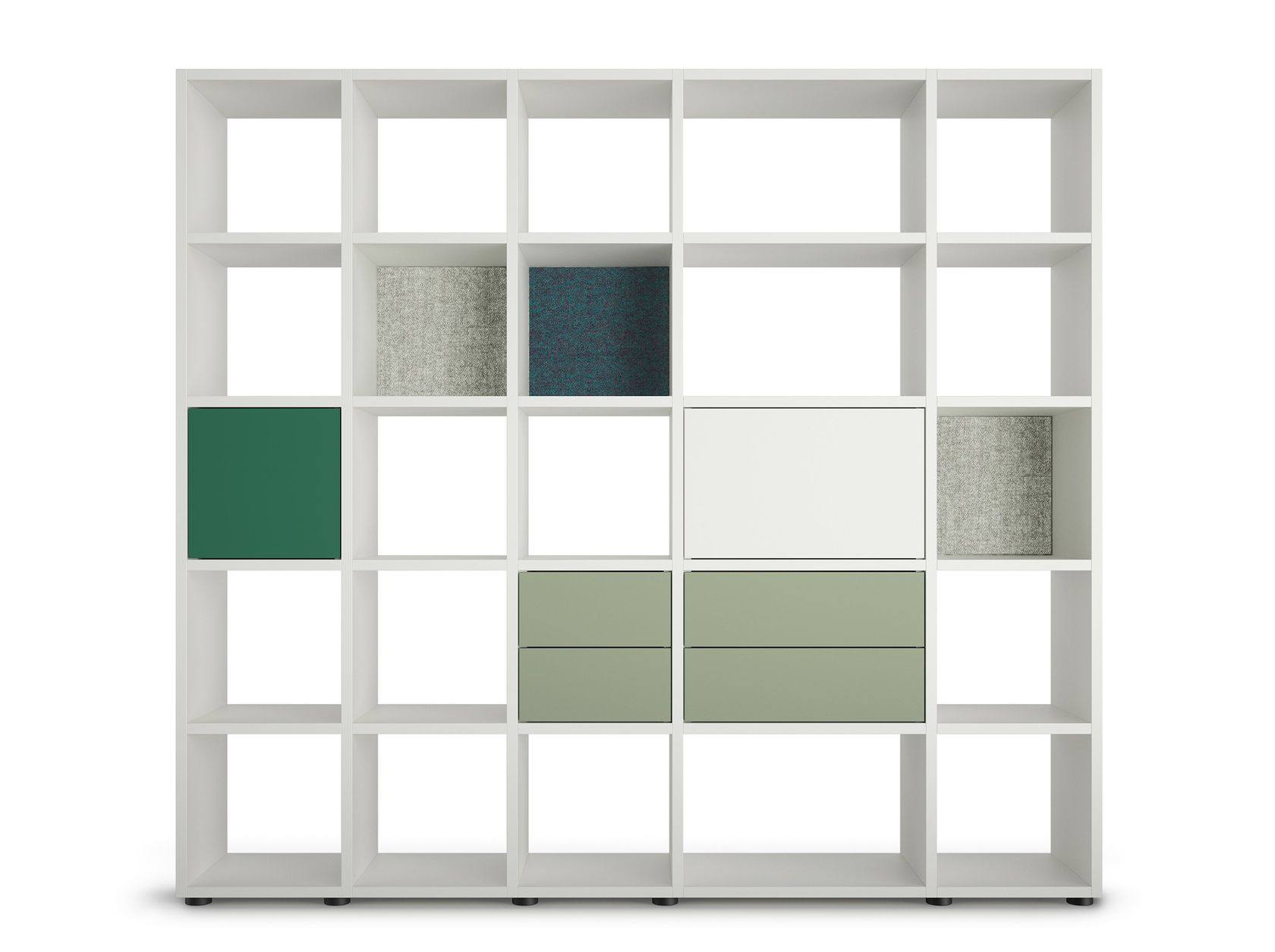 BASIC VIEW Libreria ufficio modulare By werner works