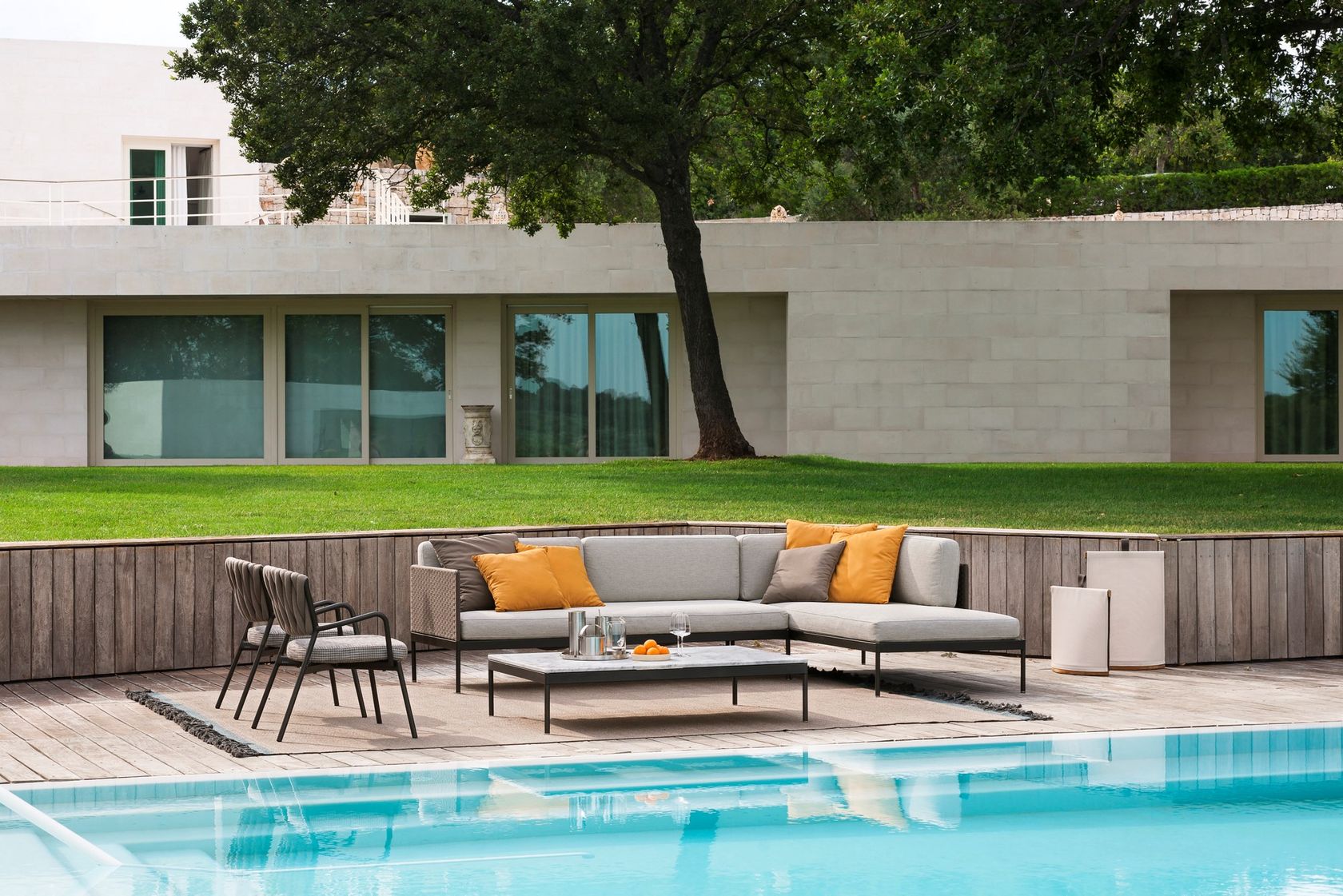BASKET | Modular garden sofa By RODA design Gordon Guillaumier