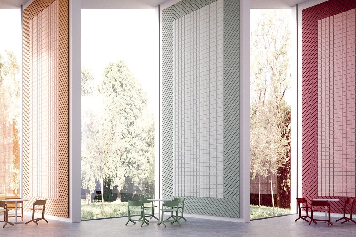 Decorative acoustical panel BAUX INSPIRATION By BAUX