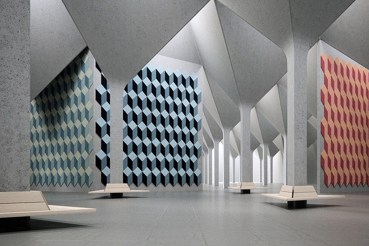 Acoustic wall panel BAUX INSPIRATION By BAUX