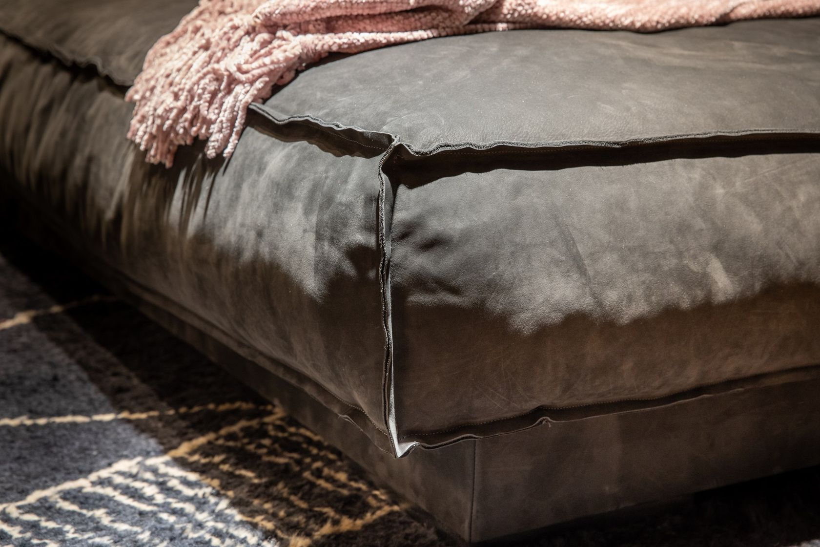 Divano componibile in pelle BAXTER - BUDAPEST SOFT KASHMIR FUMÉ By Archiproducts.com design ...